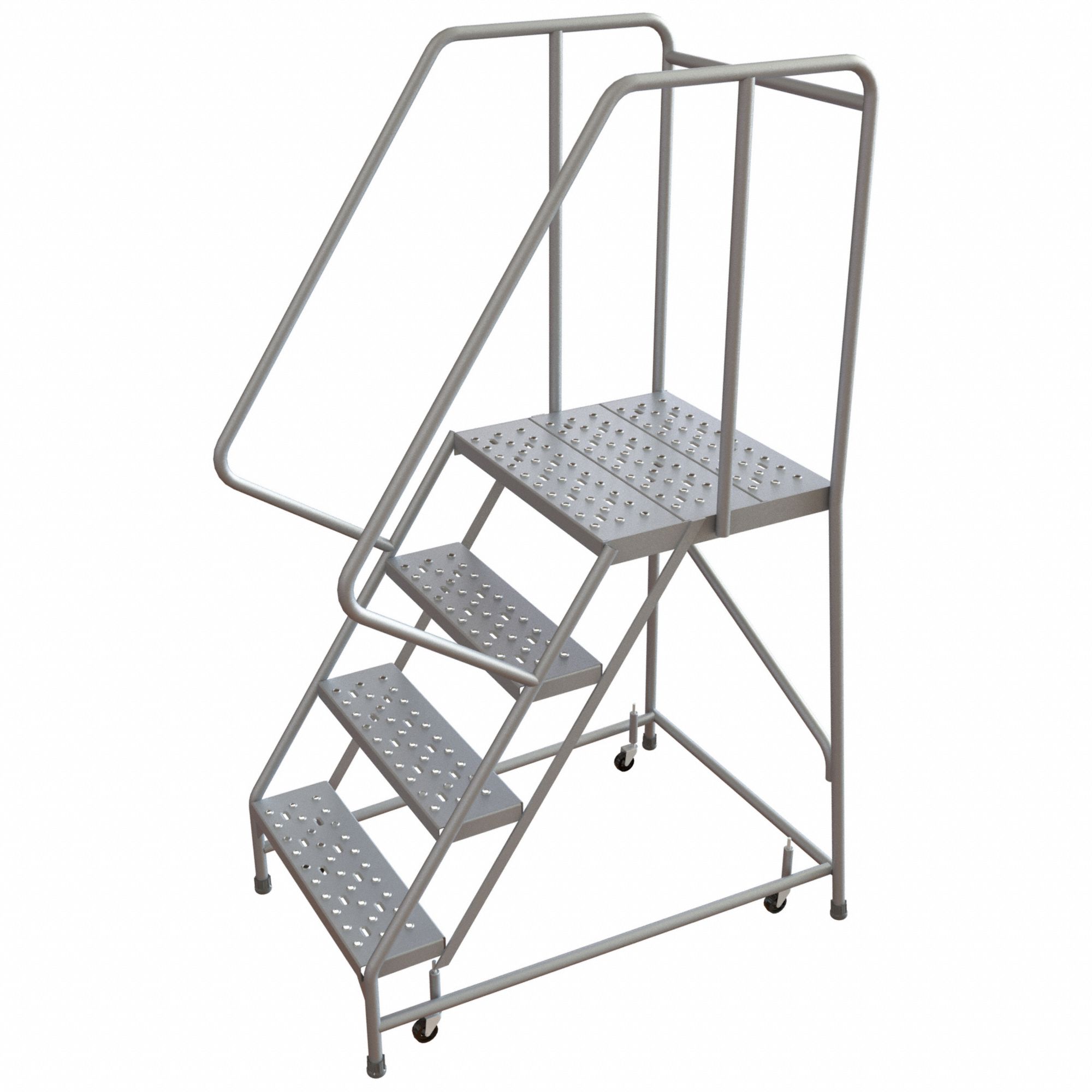 BALLYMORE, 3.3 ft Platform Ht, Assembled, Rolling Ladder - 799ZJ1 ...