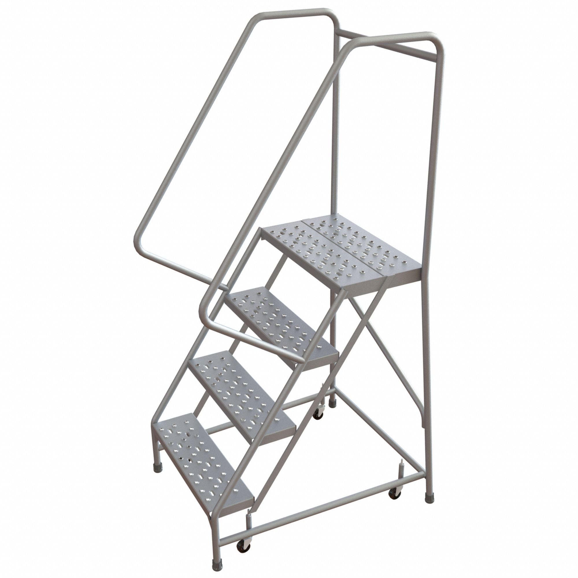 BALLYMORE, 3.3 ft Platform Ht, Assembled, Rolling Ladder - 799ZH4 ...