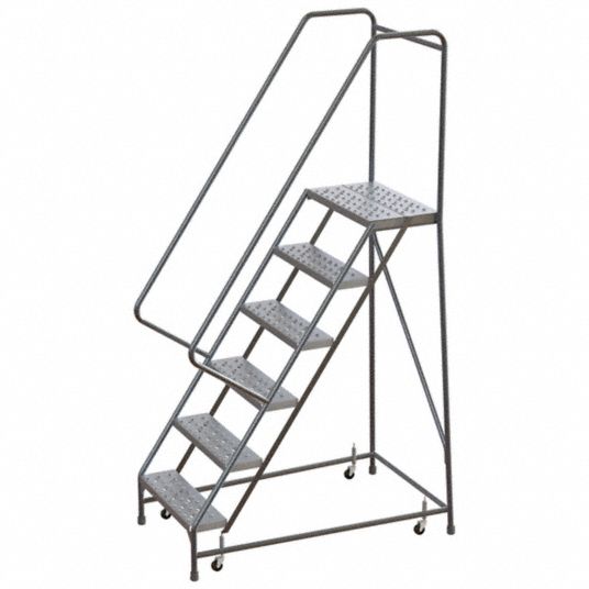 BALLYMORE, 5 ft Platform Ht, Assembled, Rolling Ladder - 799ZH6 ...