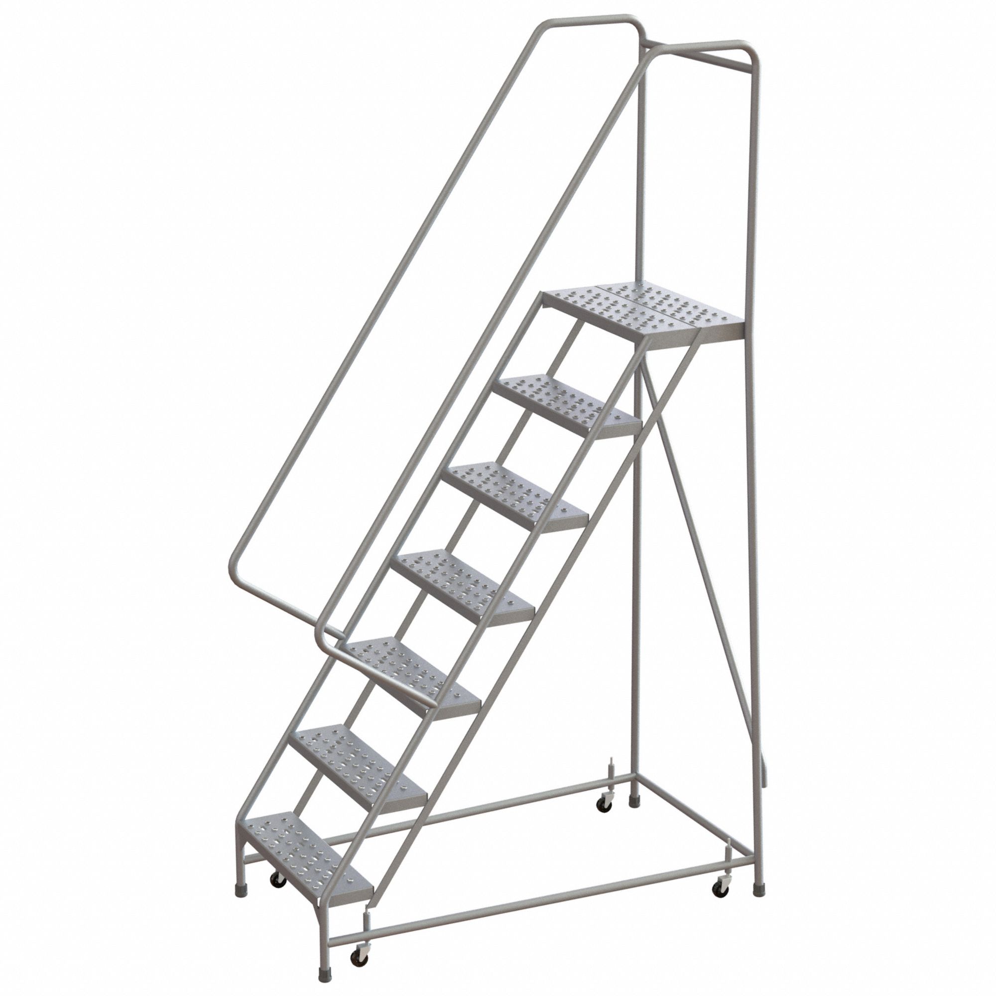 BALLYMORE, 5.8 ft Platform Ht, Assembled, Rolling Ladder - 799ZH7 ... BALLYMORE, 5.8 ft Platform Ht, Assembled, Rolling Ladder - 799ZH7 ...