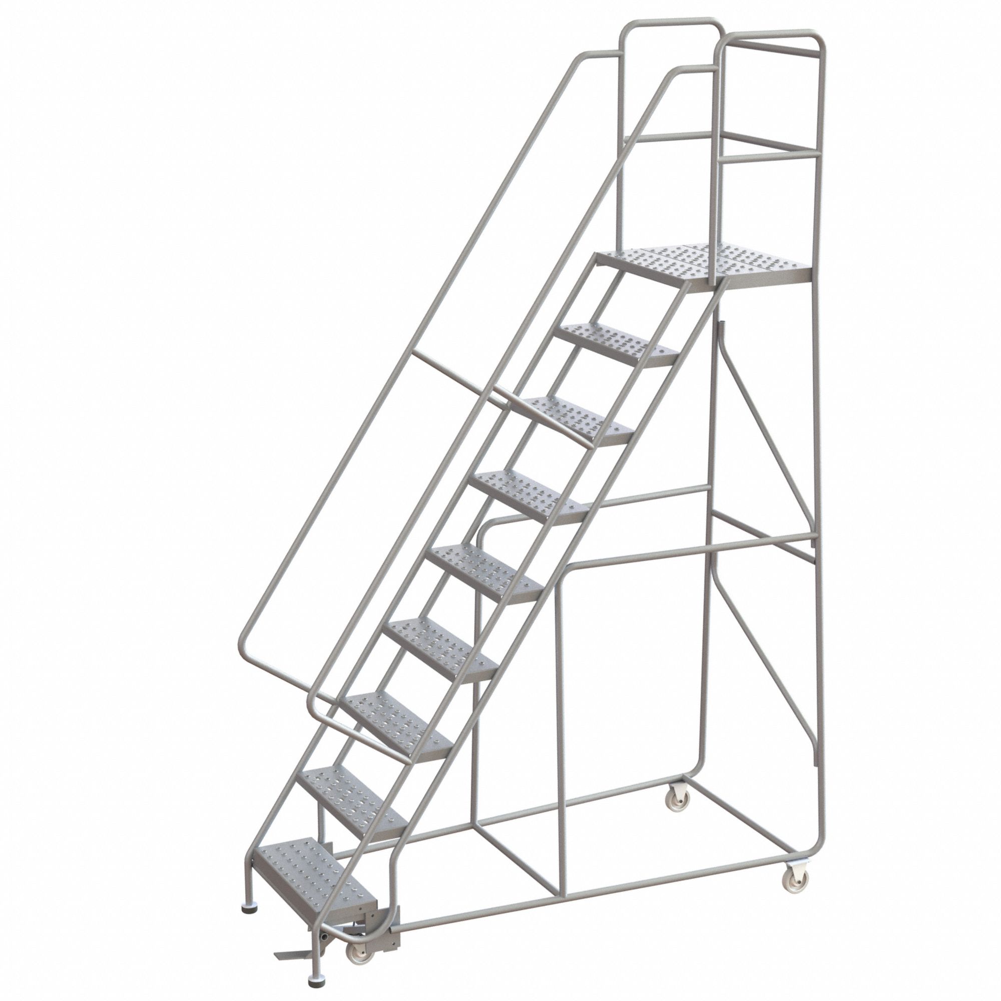 BALLYMORE, 7.5 ft Platform Ht, Assembled, Rolling Ladder - 799ZJ8 ...