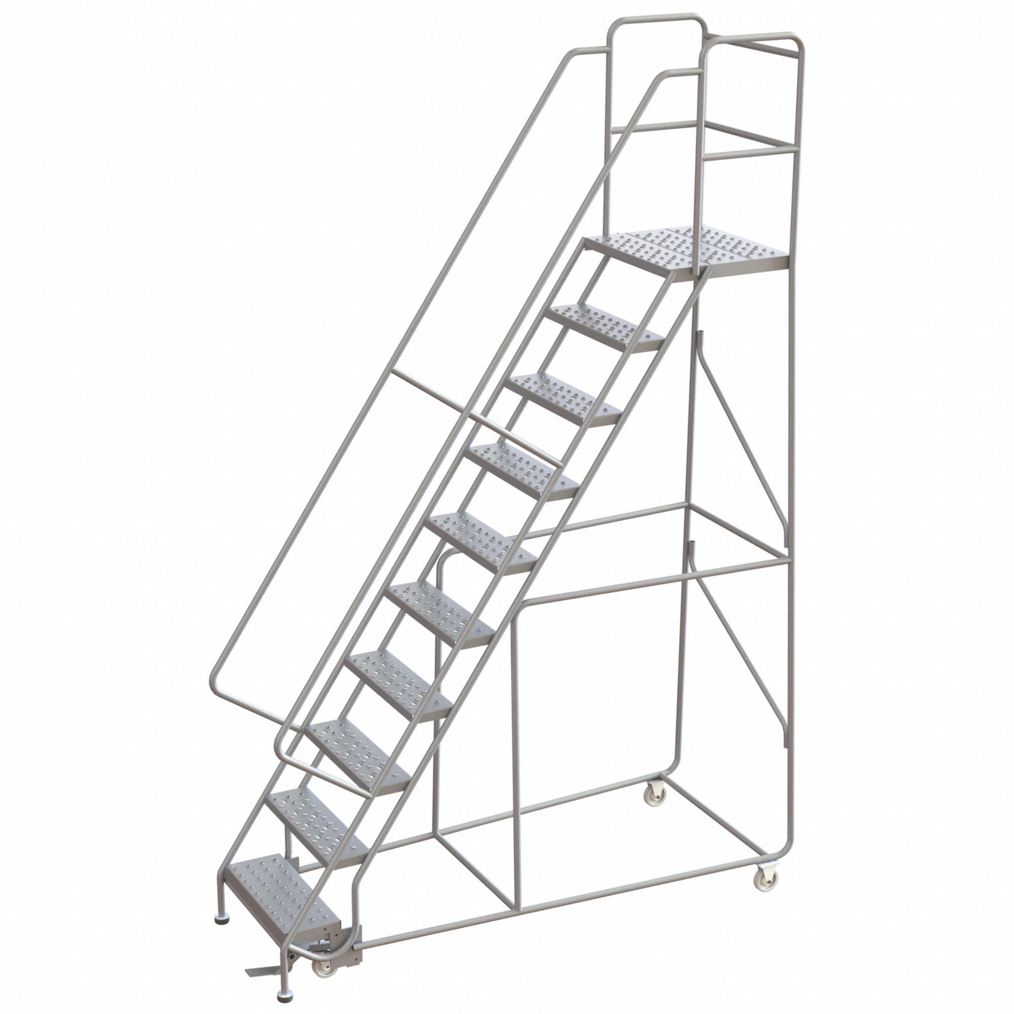 BALLYMORE, 8.3 ft Platform Ht, Assembled, Rolling Ladder - 799ZK0 ...