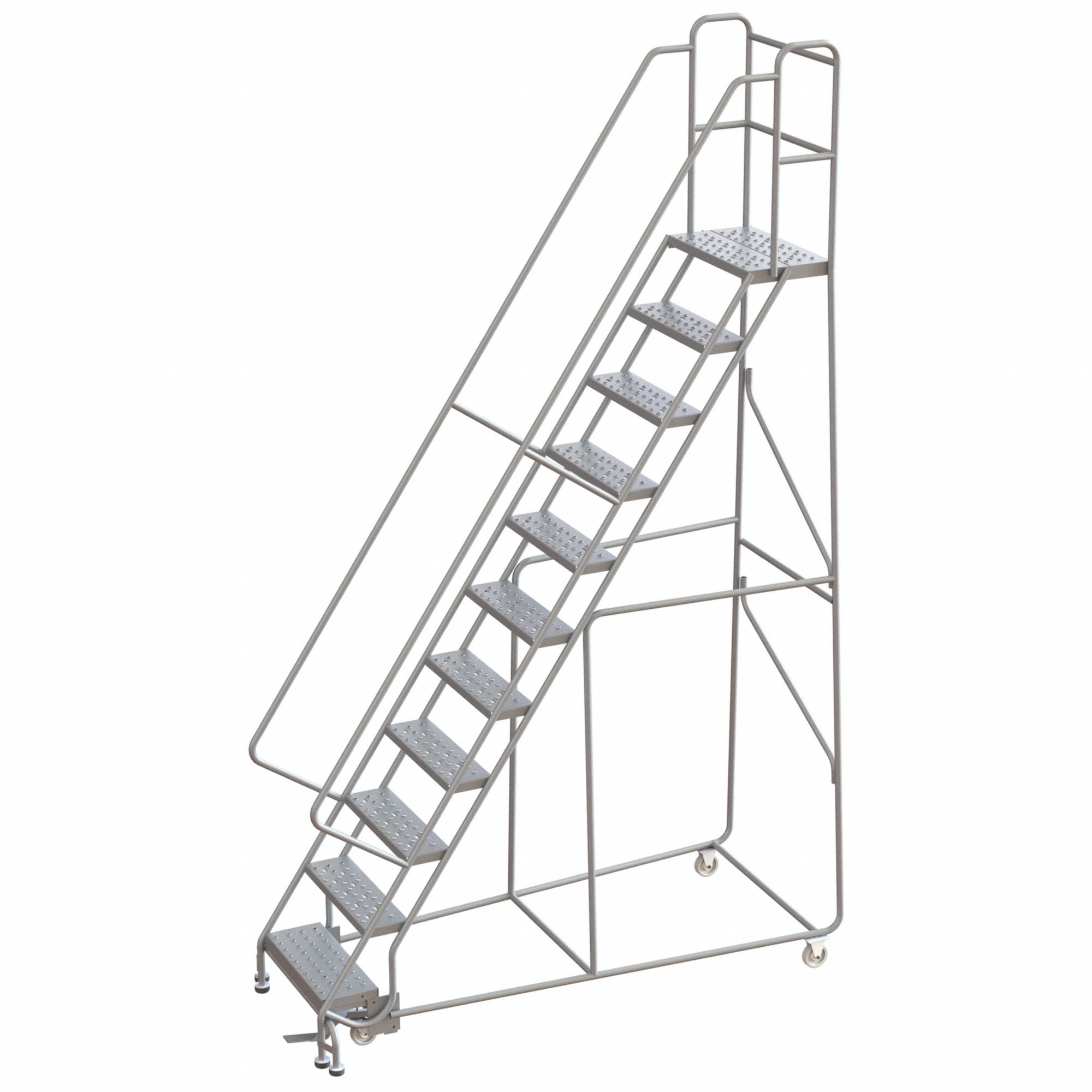 BALLYMORE, 9.2 ft Platform Ht, Assembled, Rolling Ladder - 799ZK1 ...