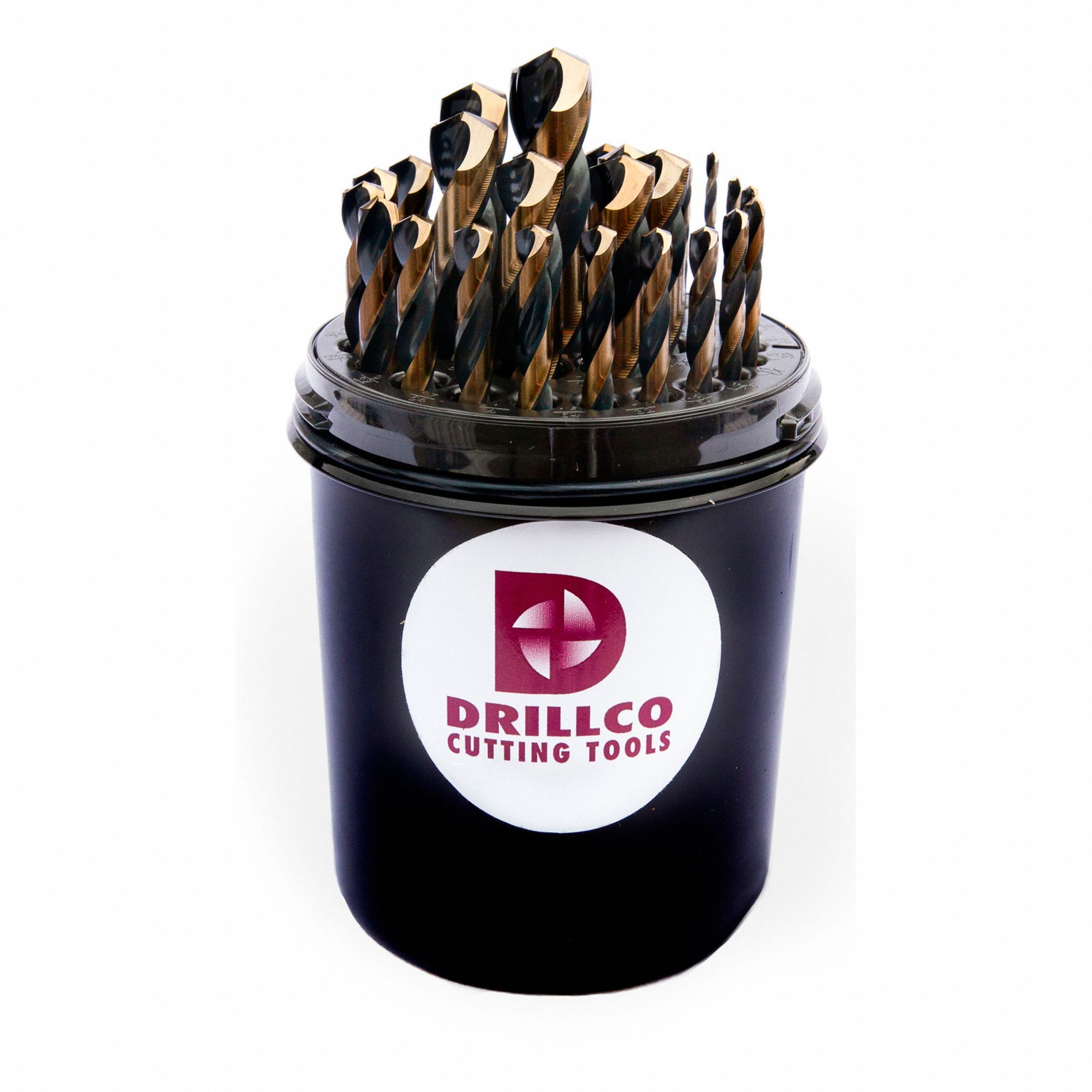 DRILLCO 350N DRILL BIT SET, NEUTRAL, BLACK/GOLD, 135 ° , HSS, STRAIGHT ...