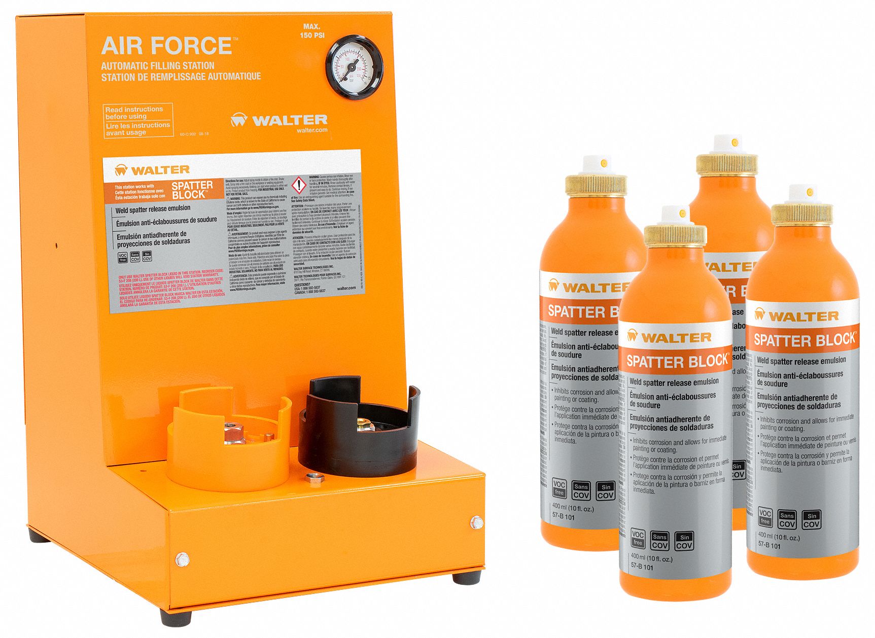 WALTER SURFACE TECHNOLOGIES AIR FORCE STATION SPATTER BLOCK KIT ...