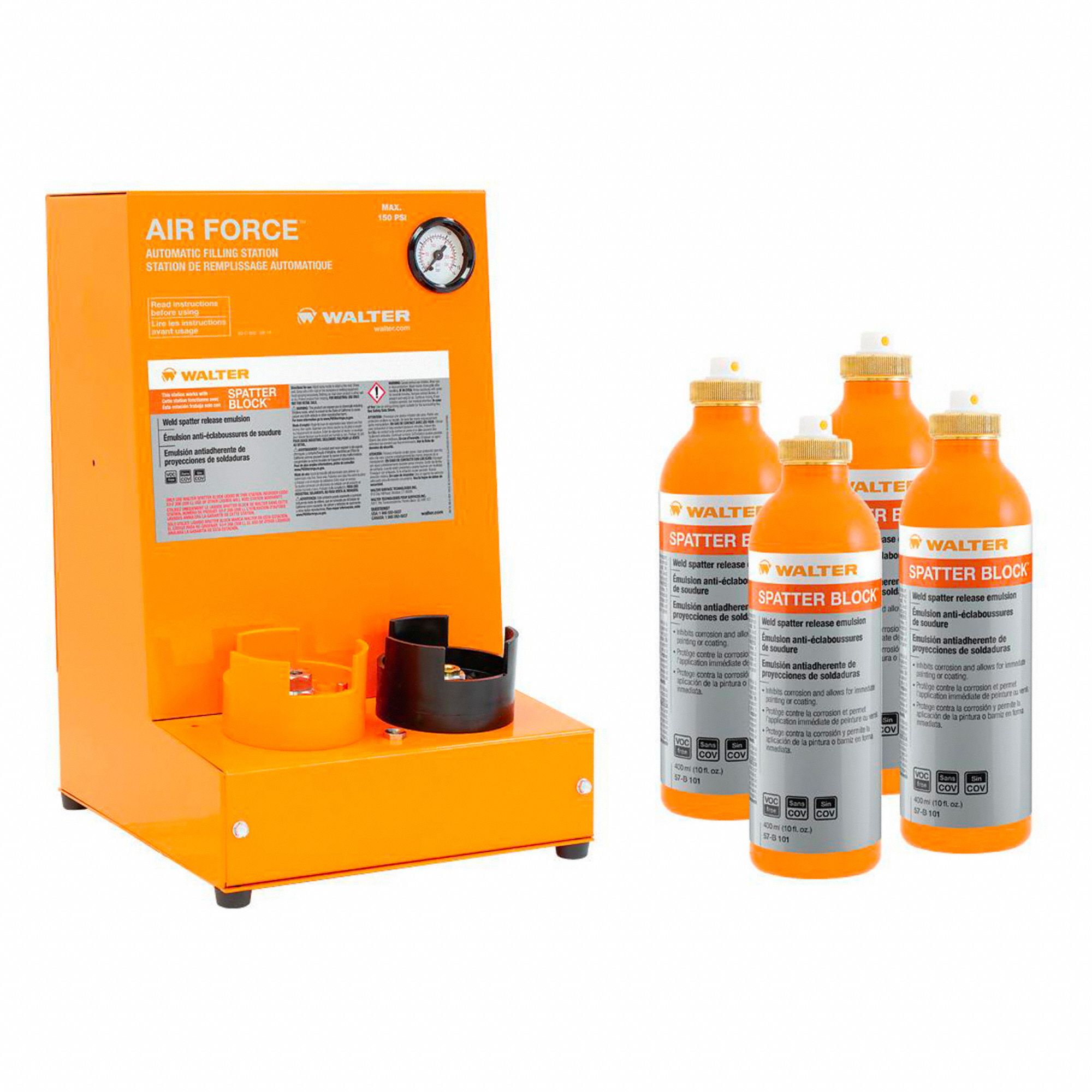 WALTER SURFACE TECHNOLOGIES AIR FORCE STATION SPATTER BLOCK KIT - 27077 ...