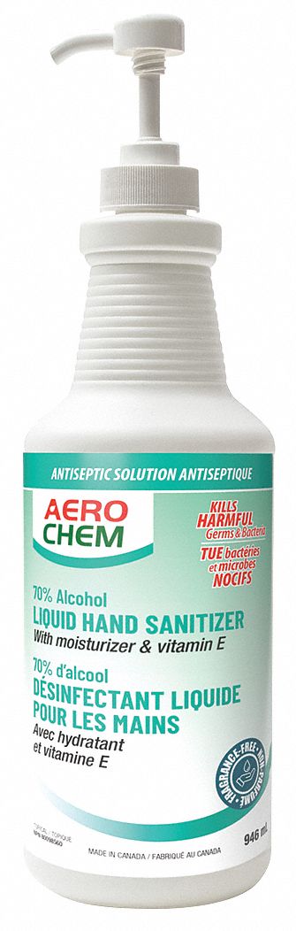 AEROCHEM LIQUID HAND SANI 70PER ALC 946ML,FRAG F. - Hand Sanitizers ...