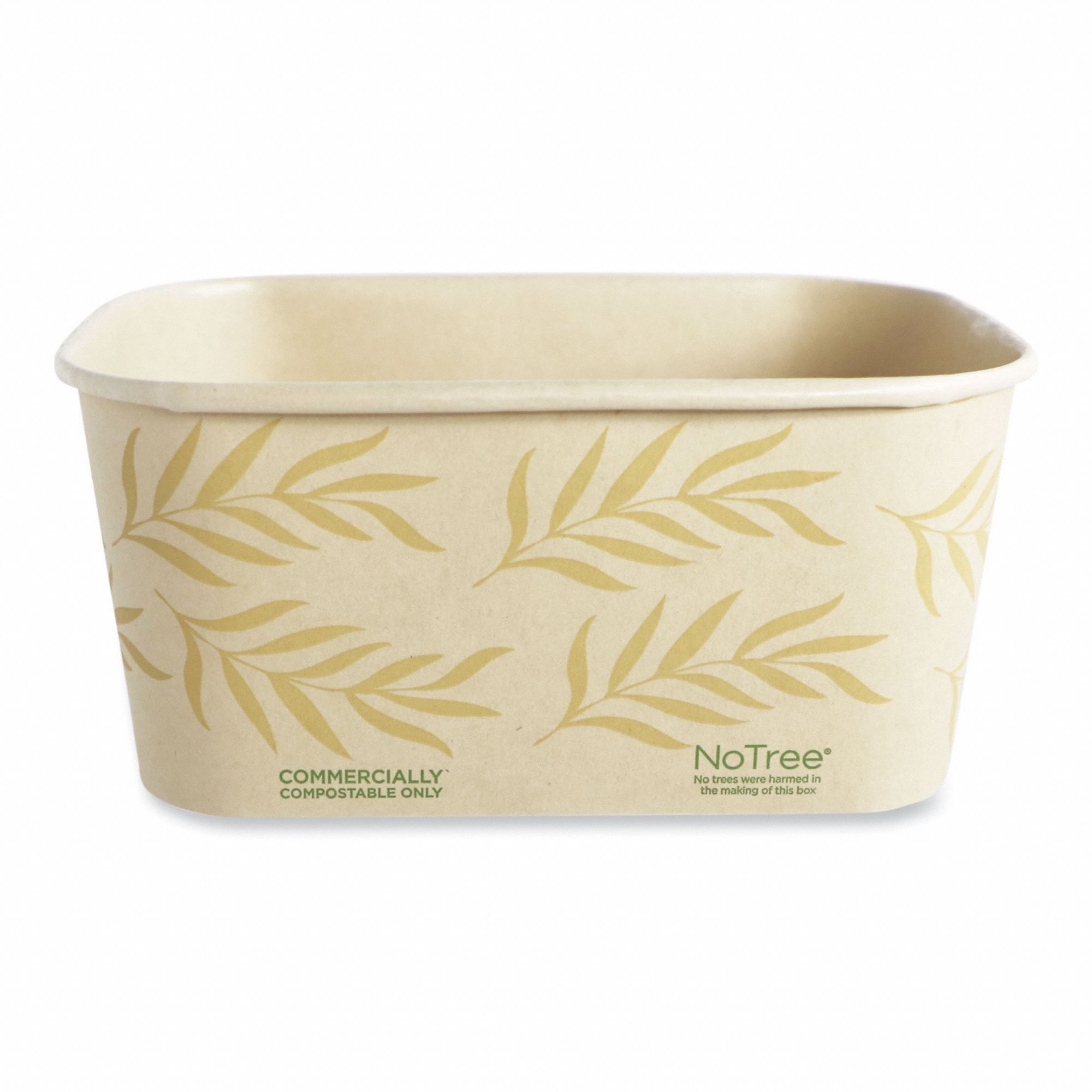 WORLD CENTRIC, Tan, Base Container, Carry-Out Food Container - 825NP9 ...