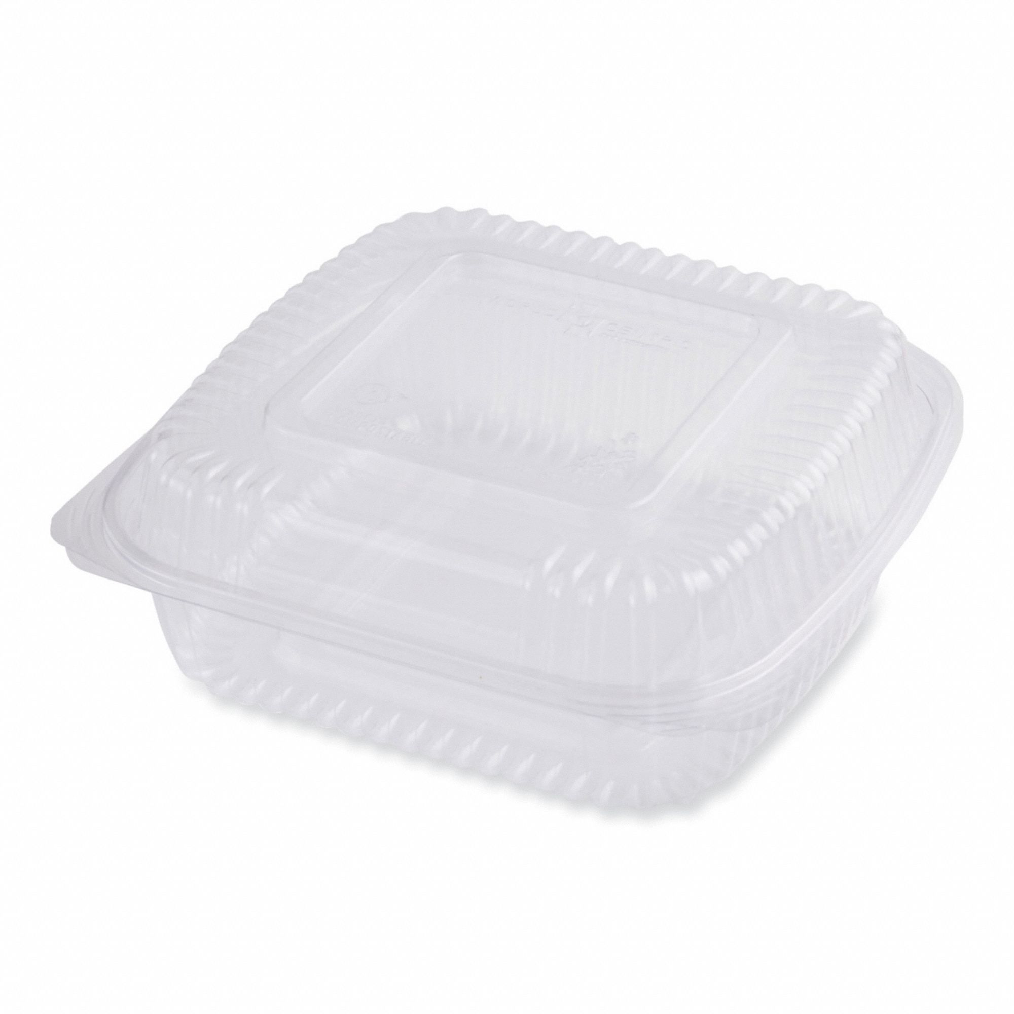WORLD CENTRIC, PLA, 1 Compartments, Carry-Out Food Container - 825NR3 ...