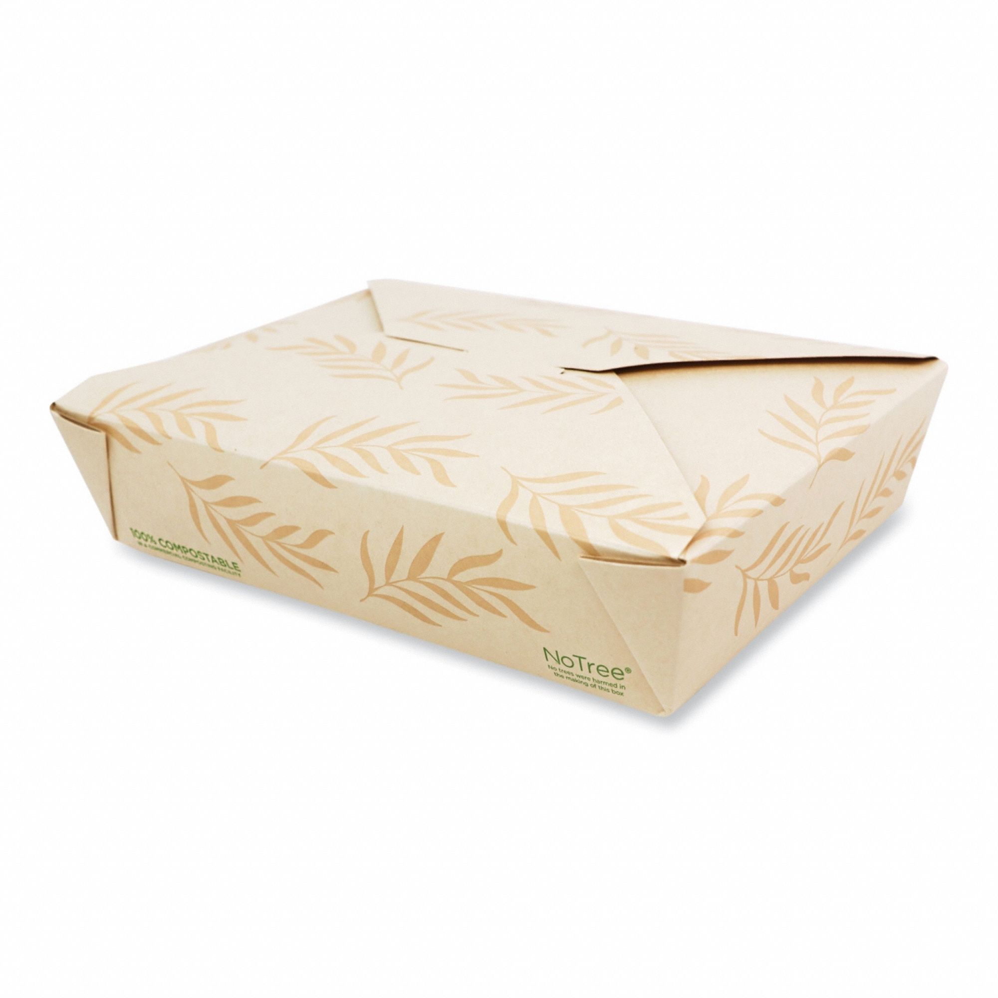WORLD CENTRIC, Tan, Box Container, Carry-Out Food Container - 825NT4|TO ...