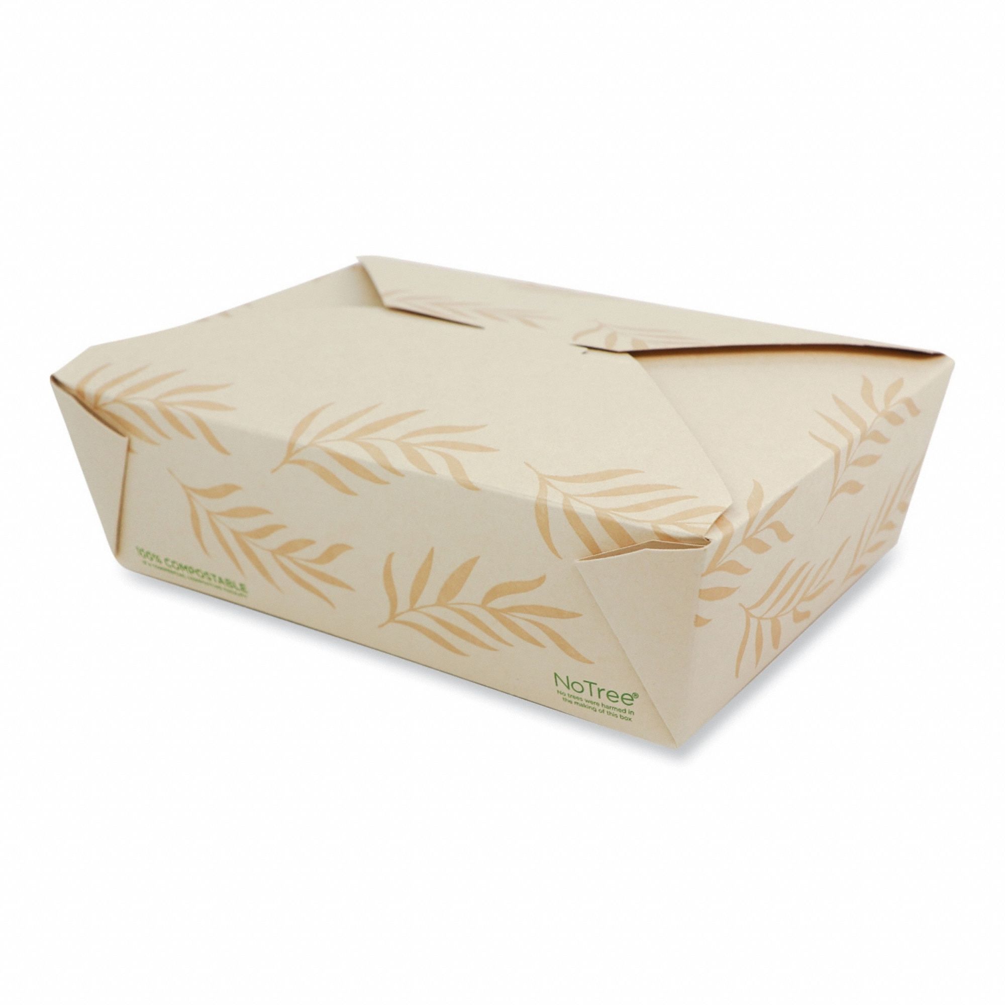 WORLD CENTRIC, Tan, Box Container, Carry-Out Food Container - 825NT5|TO ...