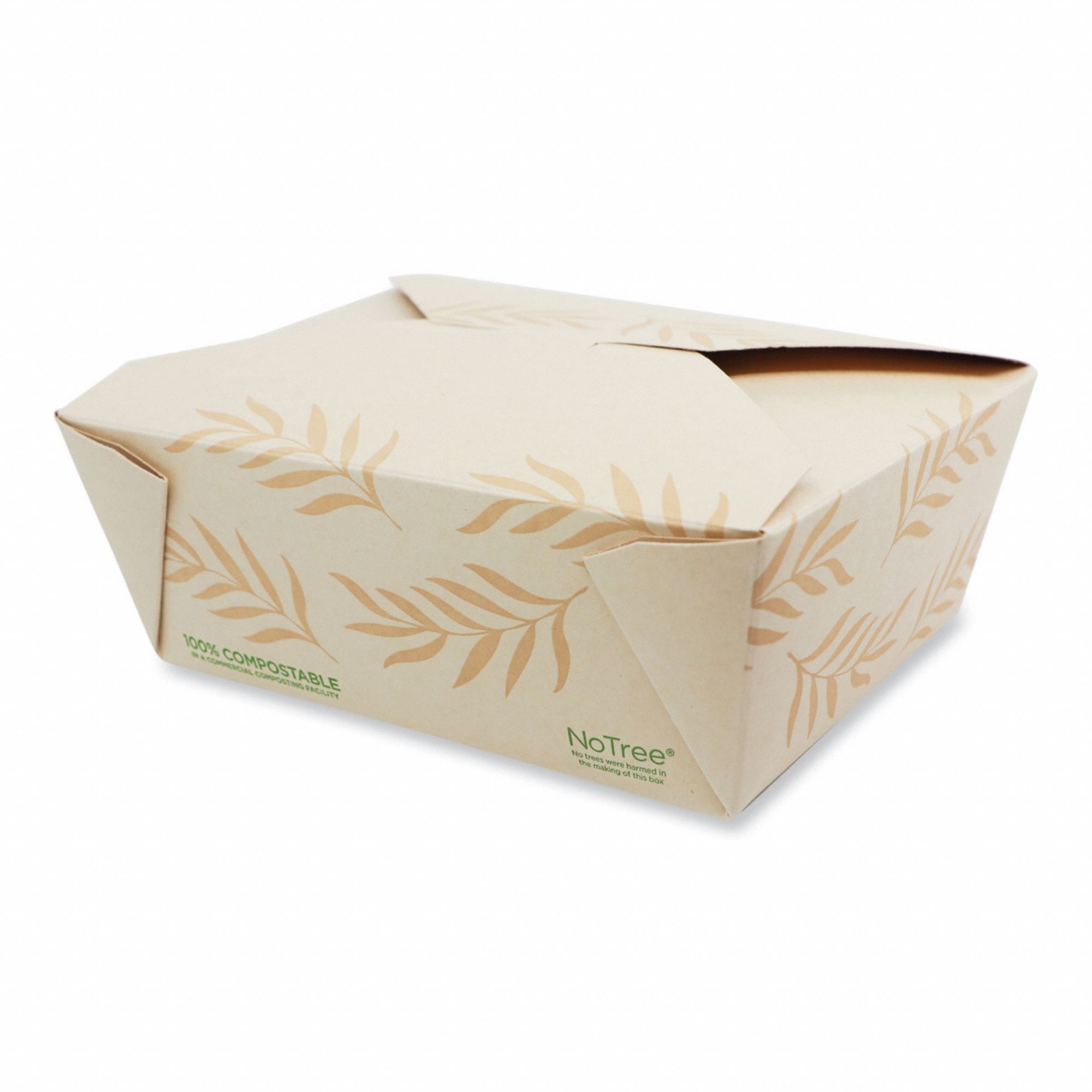 WORLD CENTRIC, Tan, Box Container, Carry-Out Food Container - 825NT7|TO ...