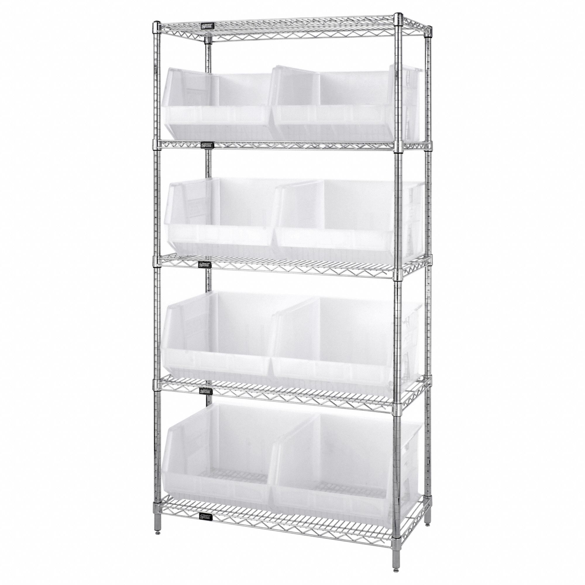 QUANTUM STORAGE SYSTEMS, 36 in x 18 in x 74 in, 1 Sided, Shelving Unit ...