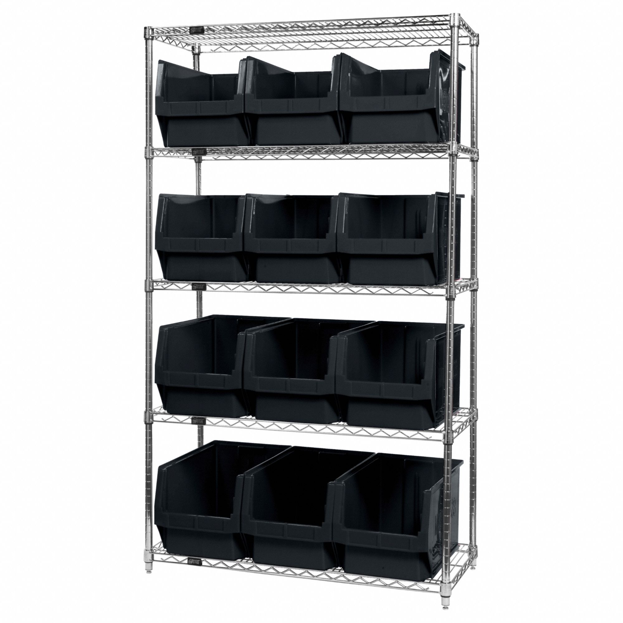 QUANTUM STORAGE SYSTEMS, 18 in x 42 in x 74 in, 1 Sided, Shelving Unit ...