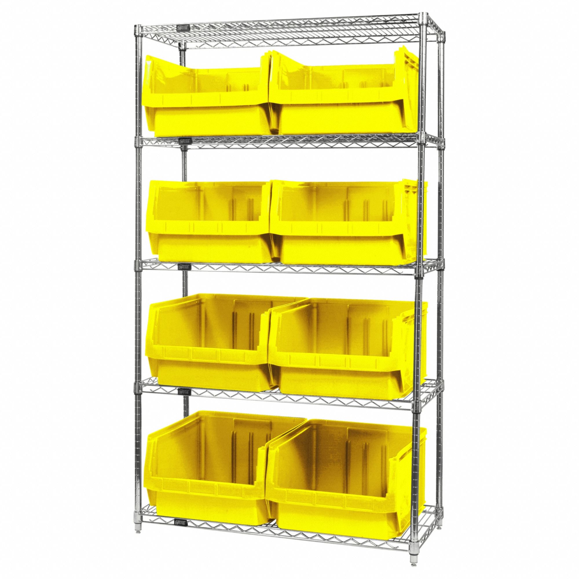 QUANTUM STORAGE SYSTEMS, 18 in x 42 in x 74 in, 1 Sided, Shelving Unit ...