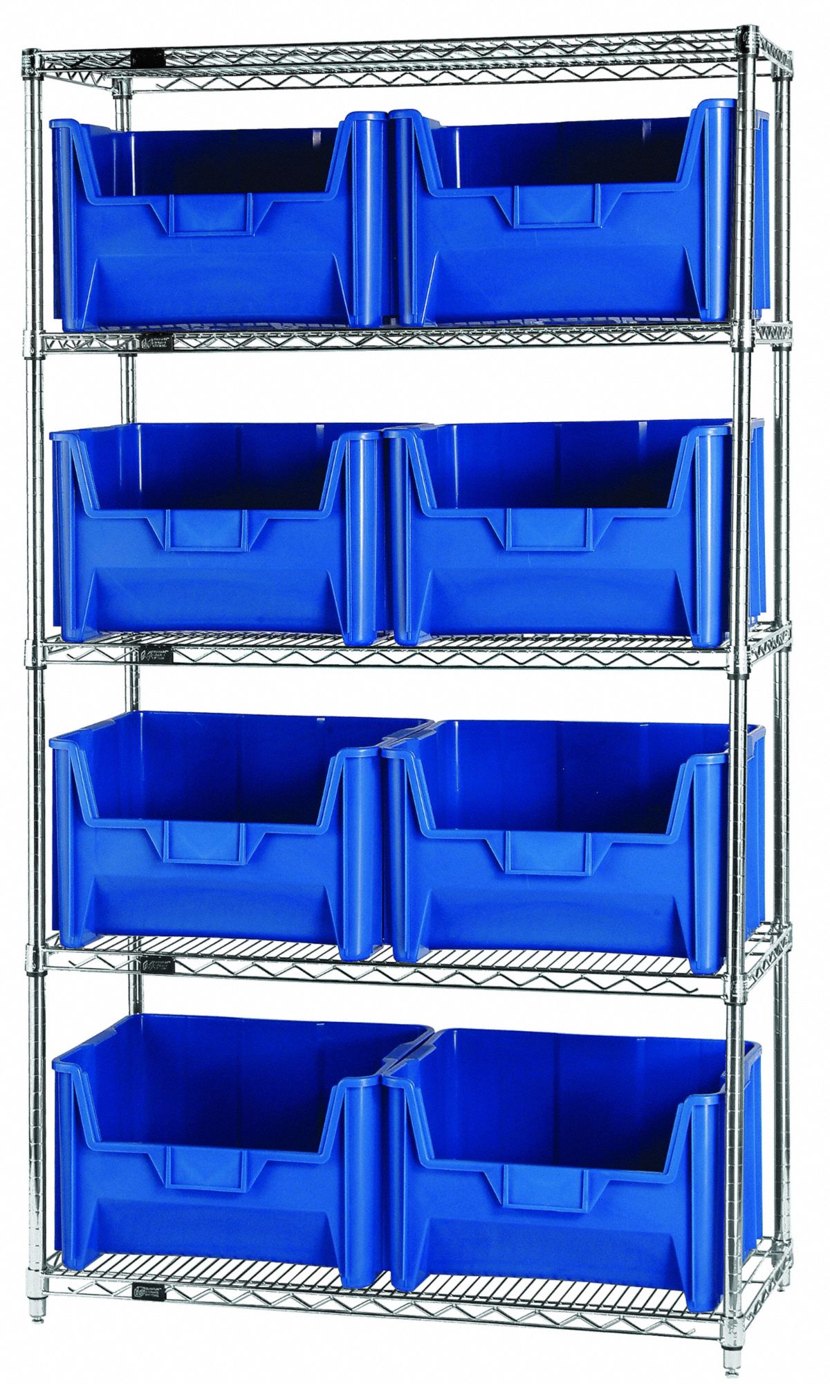QUANTUM STORAGE SYSTEMS, 18 in x 42 in x 74 in, 1 Sided, Shelving Unit ...