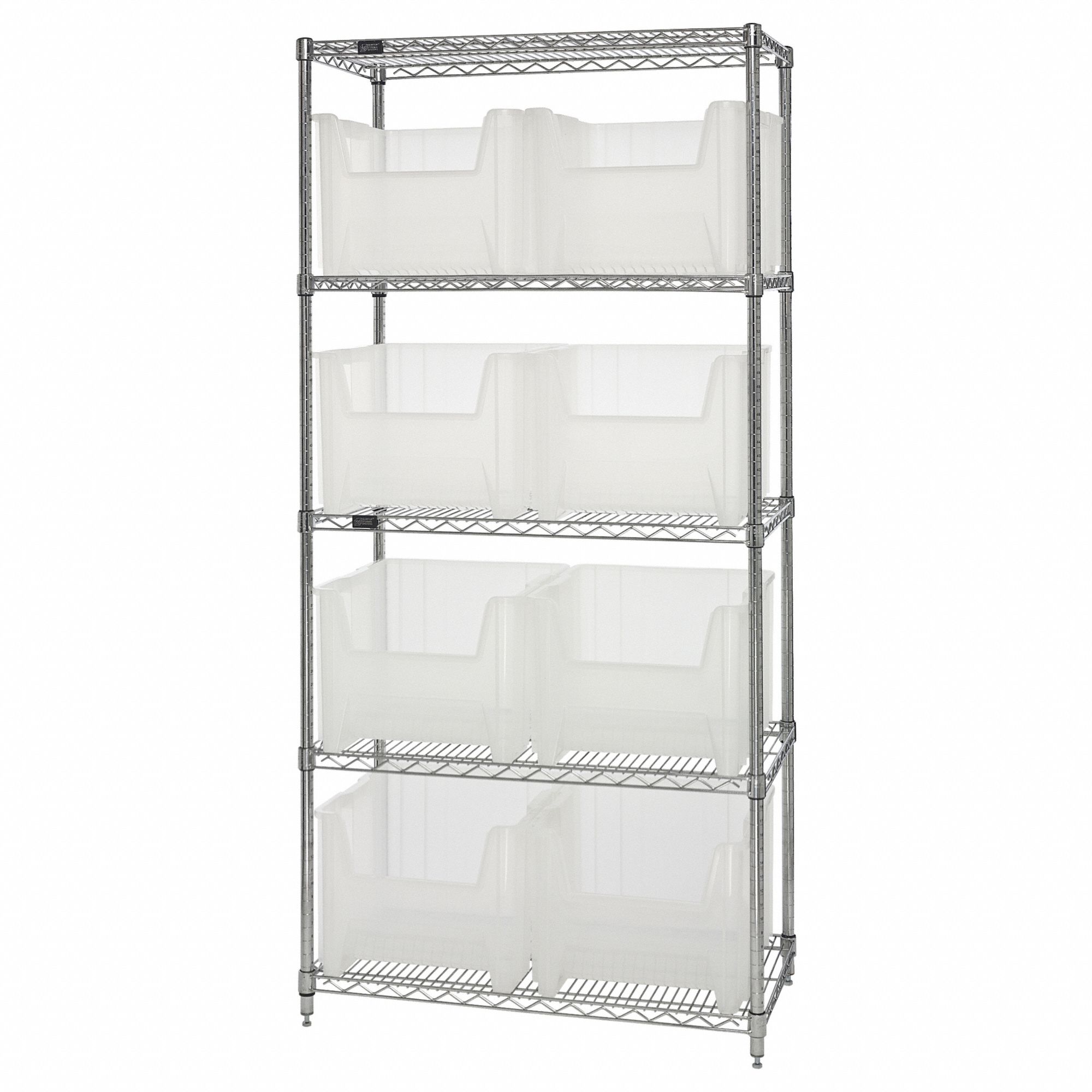 QUANTUM STORAGE SYSTEMS, 36 in x 18 in x 74 in, 1 Sided, Shelving Unit ...