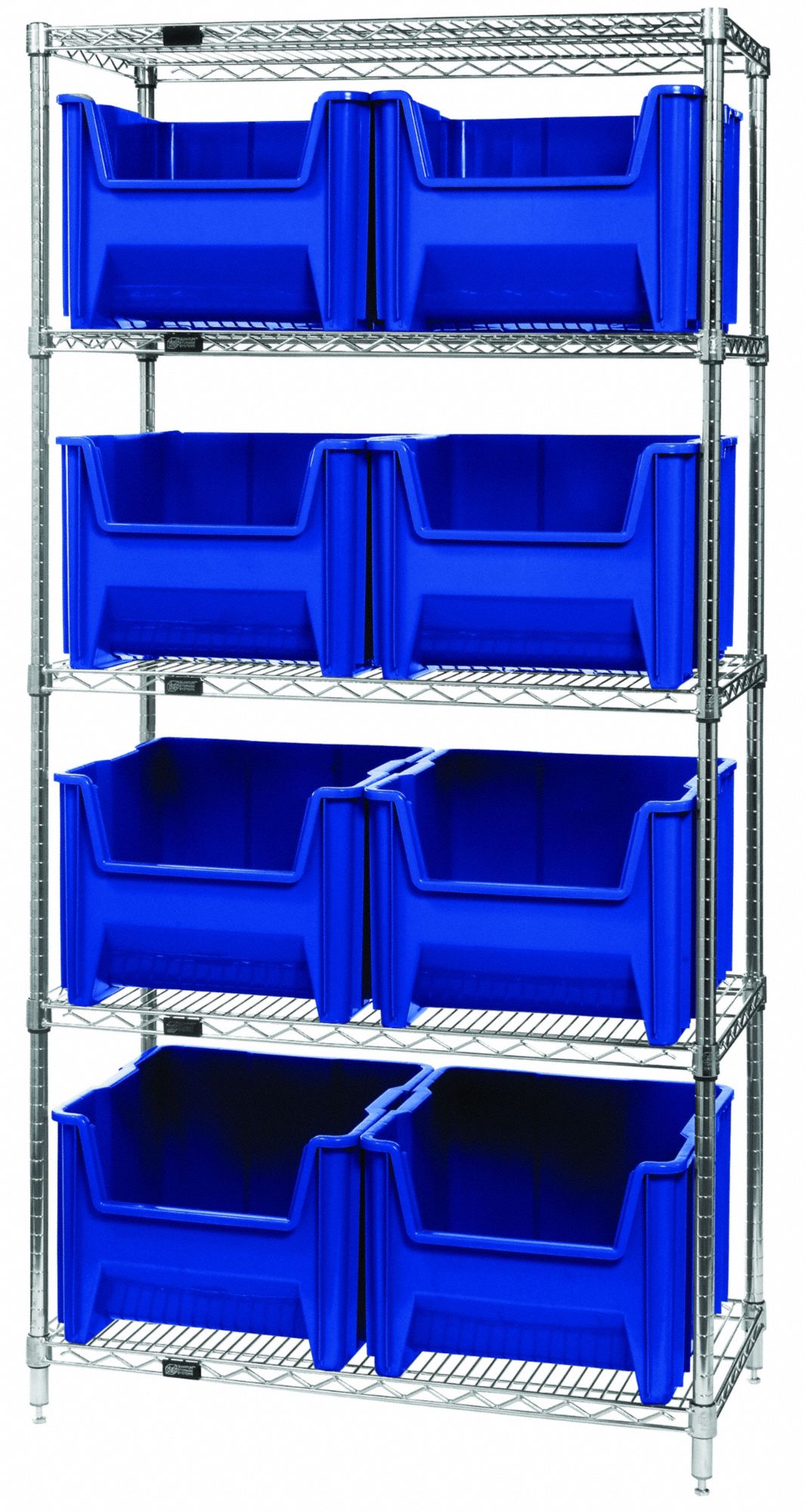 QUANTUM STORAGE SYSTEMS, 36 in x 18 in x 74 in, 1 Sided, Shelving Unit ...