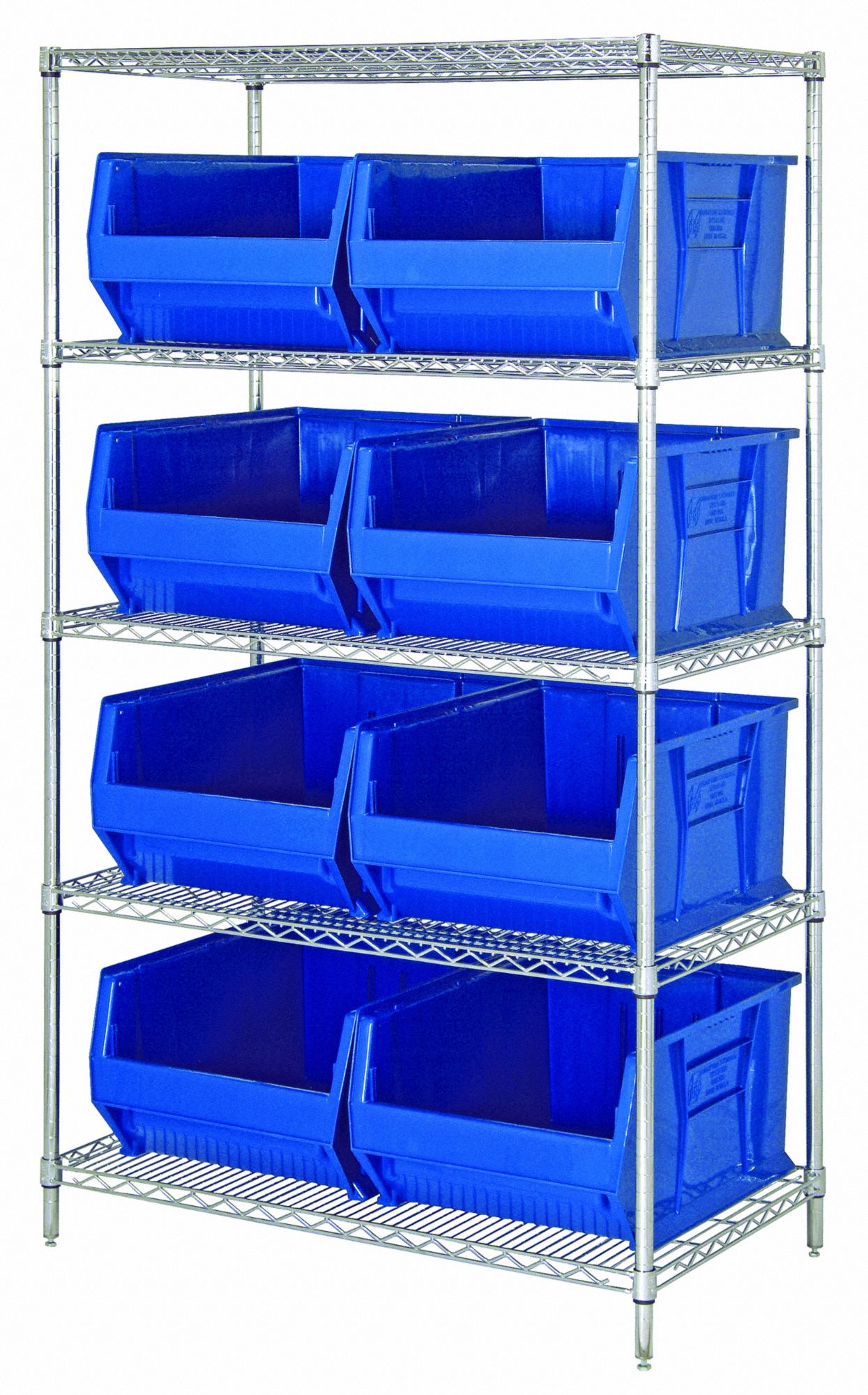 QUANTUM STORAGE SYSTEMS, 42 in x 24 in x 74 in, 1 Sided, Shelving Unit ...