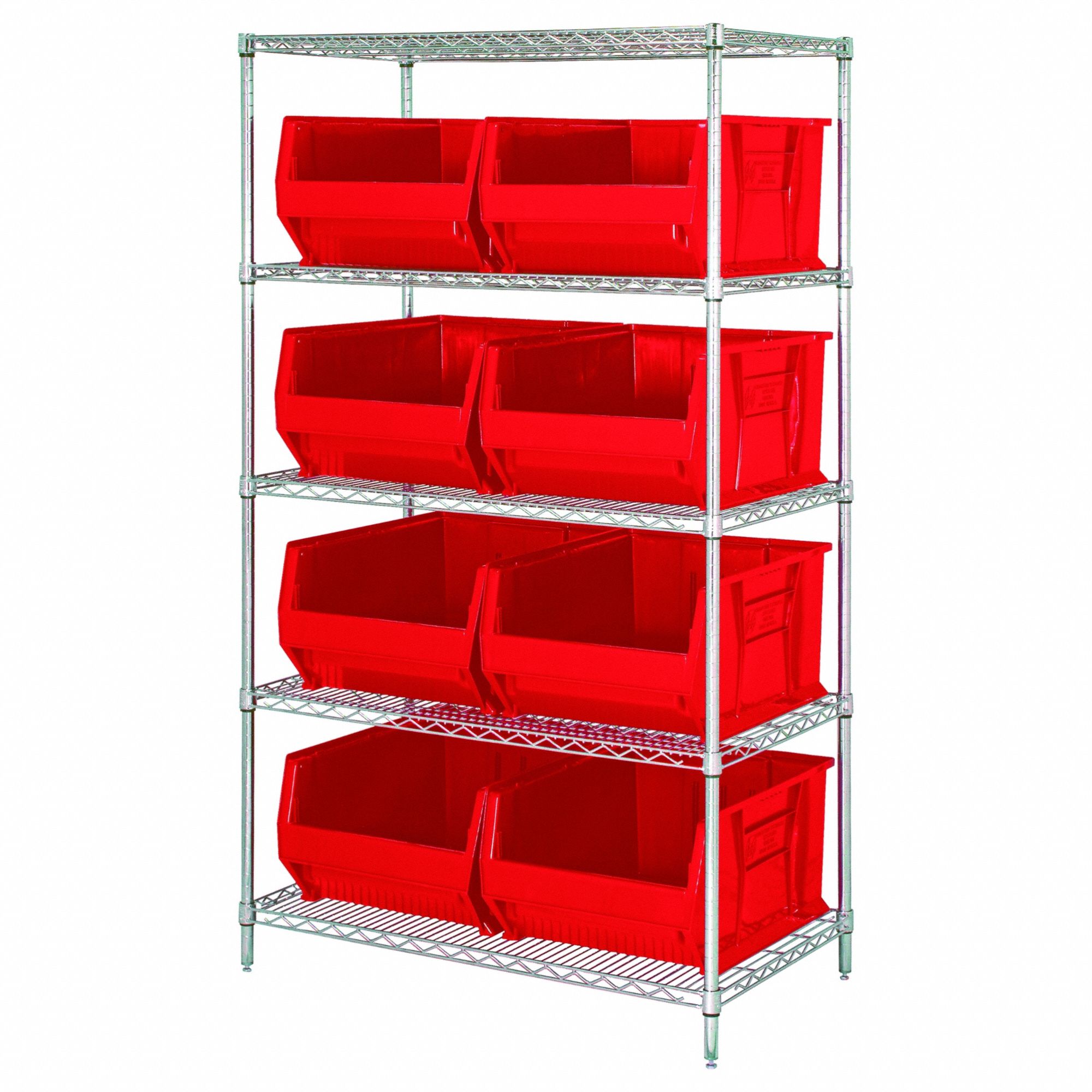 QUANTUM STORAGE SYSTEMS, 42 in x 24 in x 74 in, 1 Sided, Shelving Unit ...