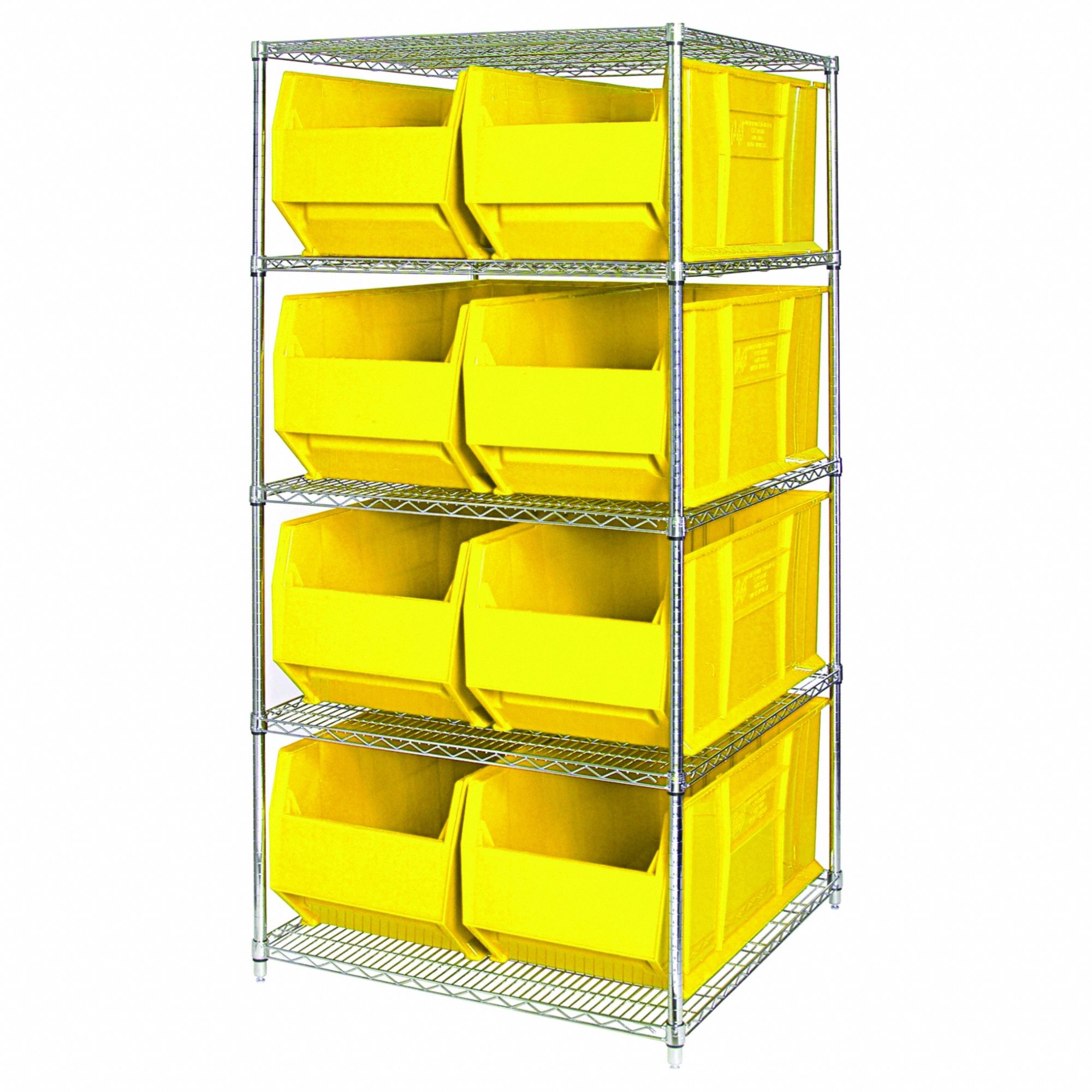 QUANTUM STORAGE SYSTEMS, 48 in x 36 in x 86 in, 1 Sided, Shelving Unit ...