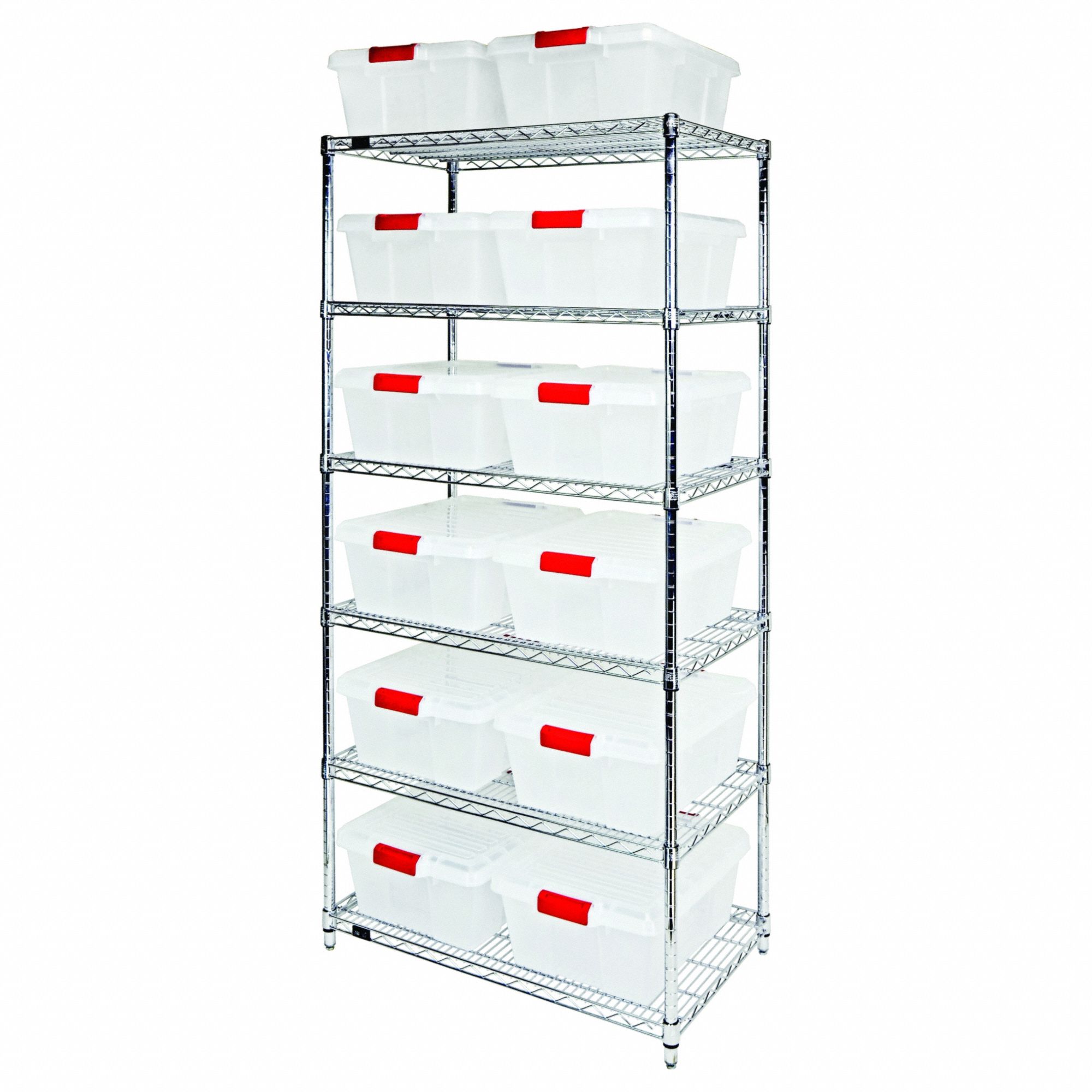 QUANTUM STORAGE SYSTEMS, 36 in x 21 in x 74 in, 1 Sided, Shelving Unit ...
