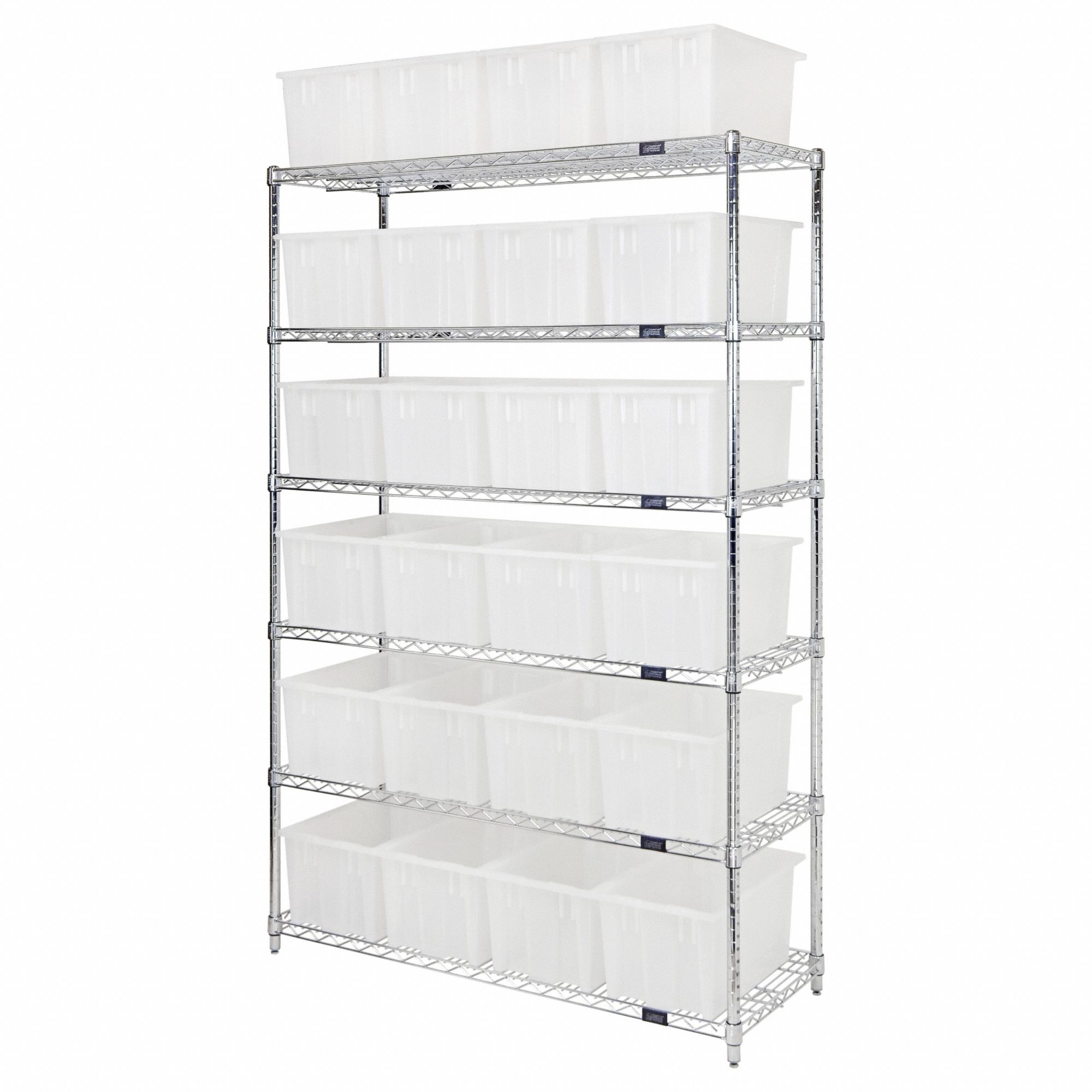 QUANTUM STORAGE SYSTEMS, 48 in x 18 in x 74 in, 1 Sided, Shelving Unit ...