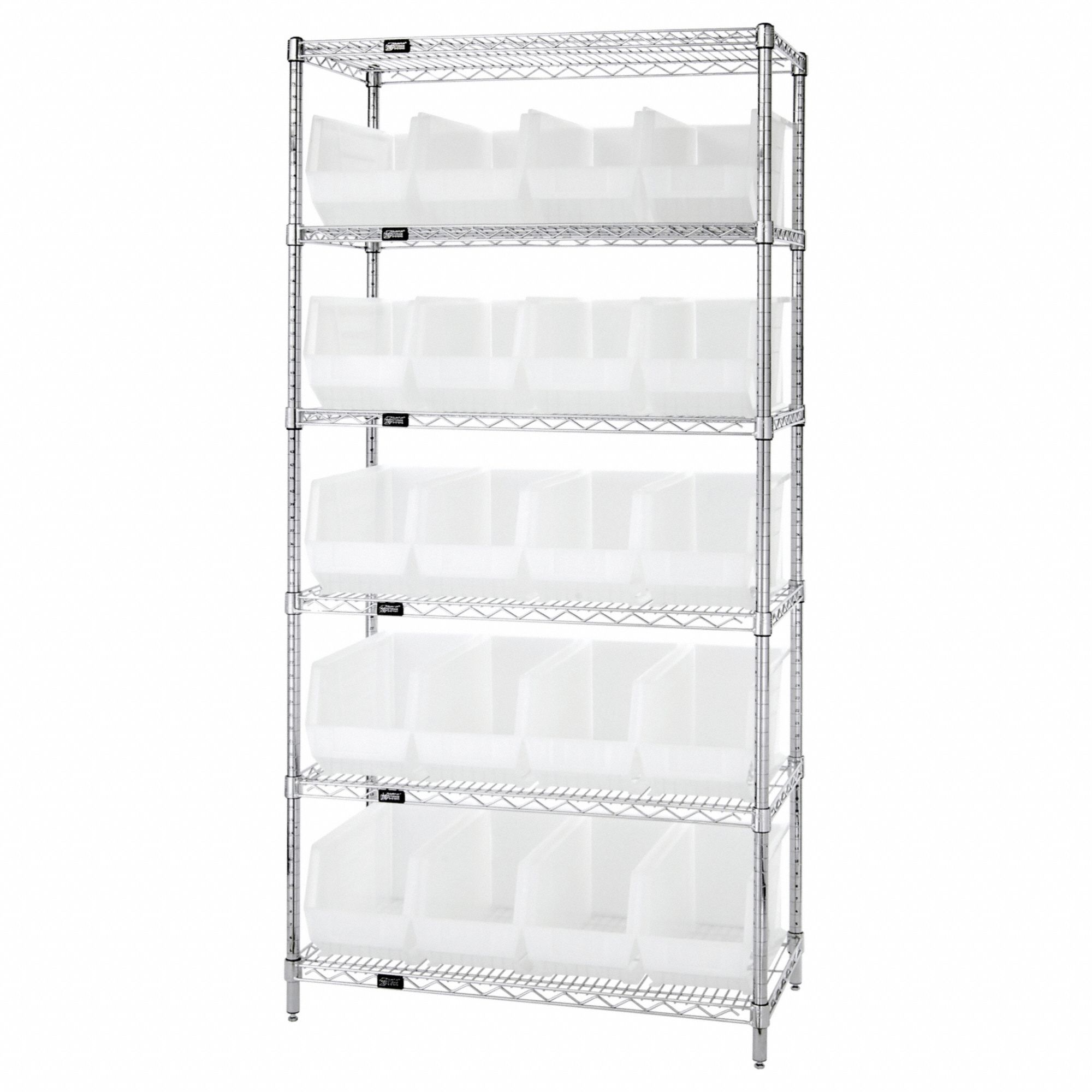 QUANTUM STORAGE SYSTEMS, 36 in x 18 in x 74 in, 1 Sided, Shelving Unit ...