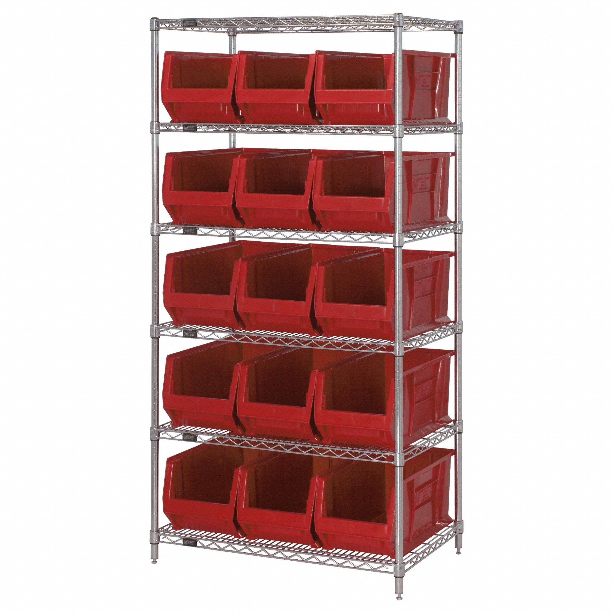 QUANTUM STORAGE SYSTEMS, 36 in x 30 in x 74 in, 1 Sided, Shelving Unit ...