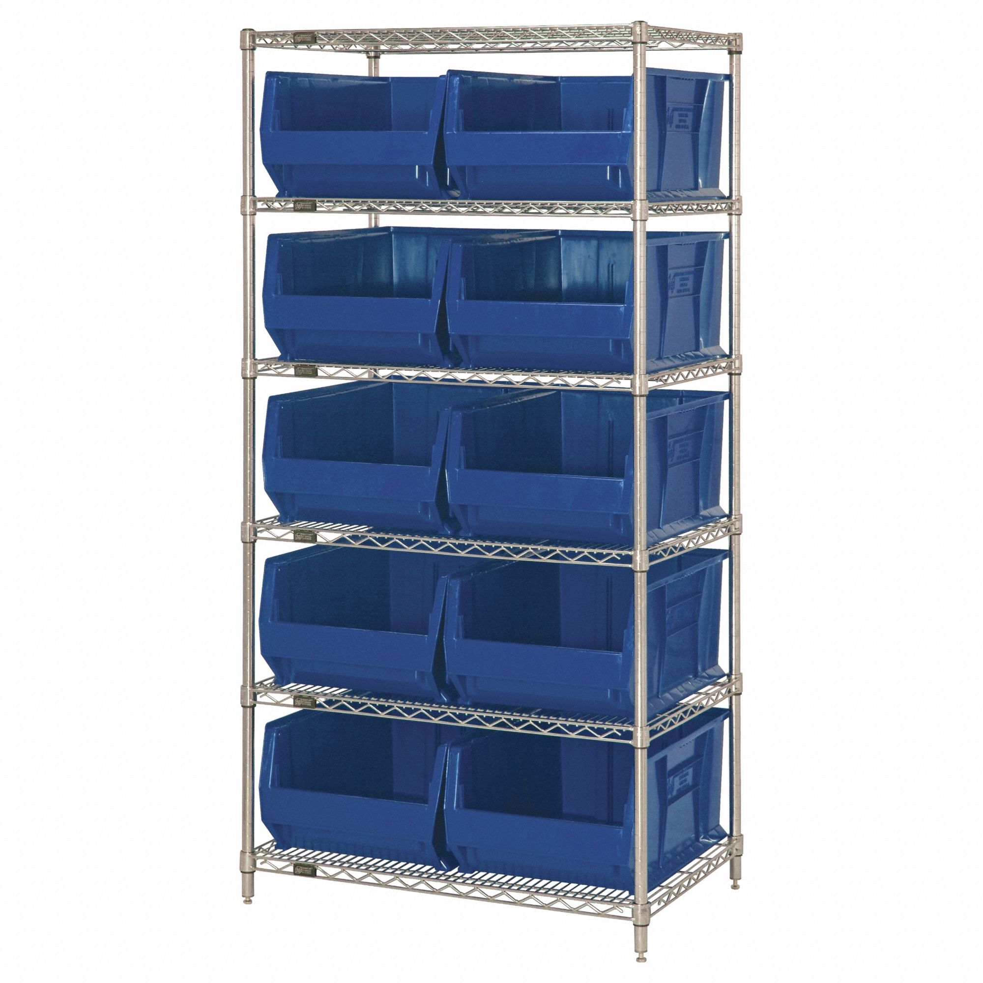 QUANTUM STORAGE SYSTEMS, 36 in x 24 in x 74 in, 1 Sided, Shelving Unit ...