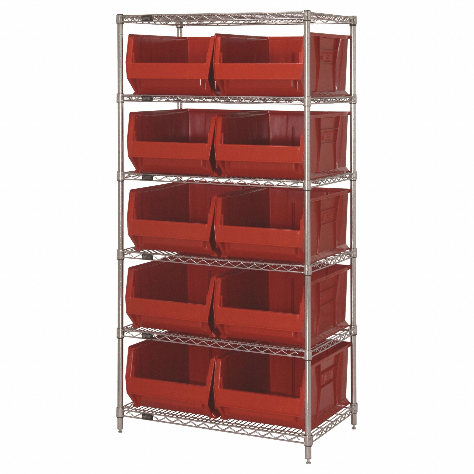 QUANTUM STORAGE SYSTEMS, 24 in x 48 in x 74 in, 1 Sided, Shelving Unit ...