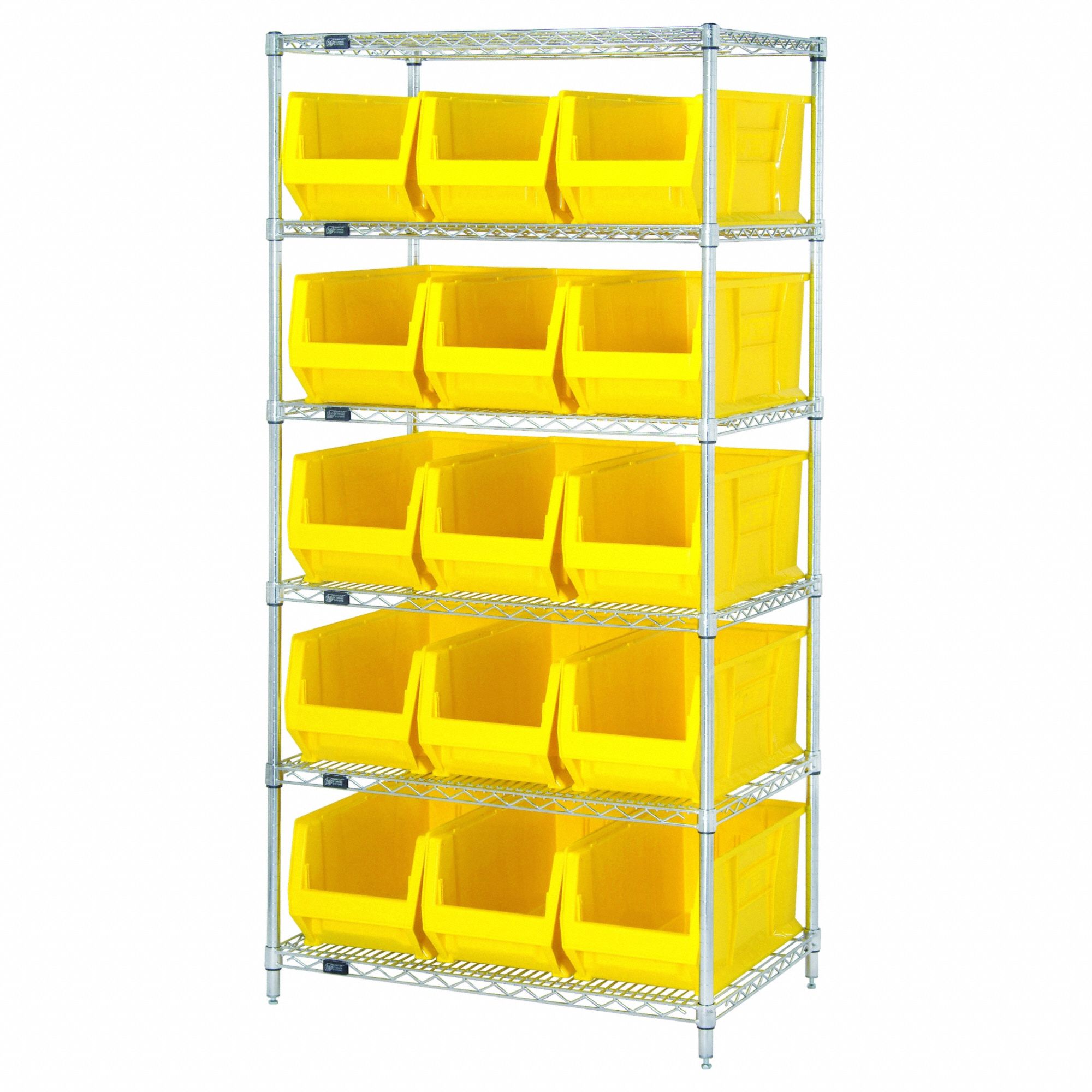 QUANTUM STORAGE SYSTEMS, 36 in x 30 in x 74 in, 1 Sided, Shelving Unit ...