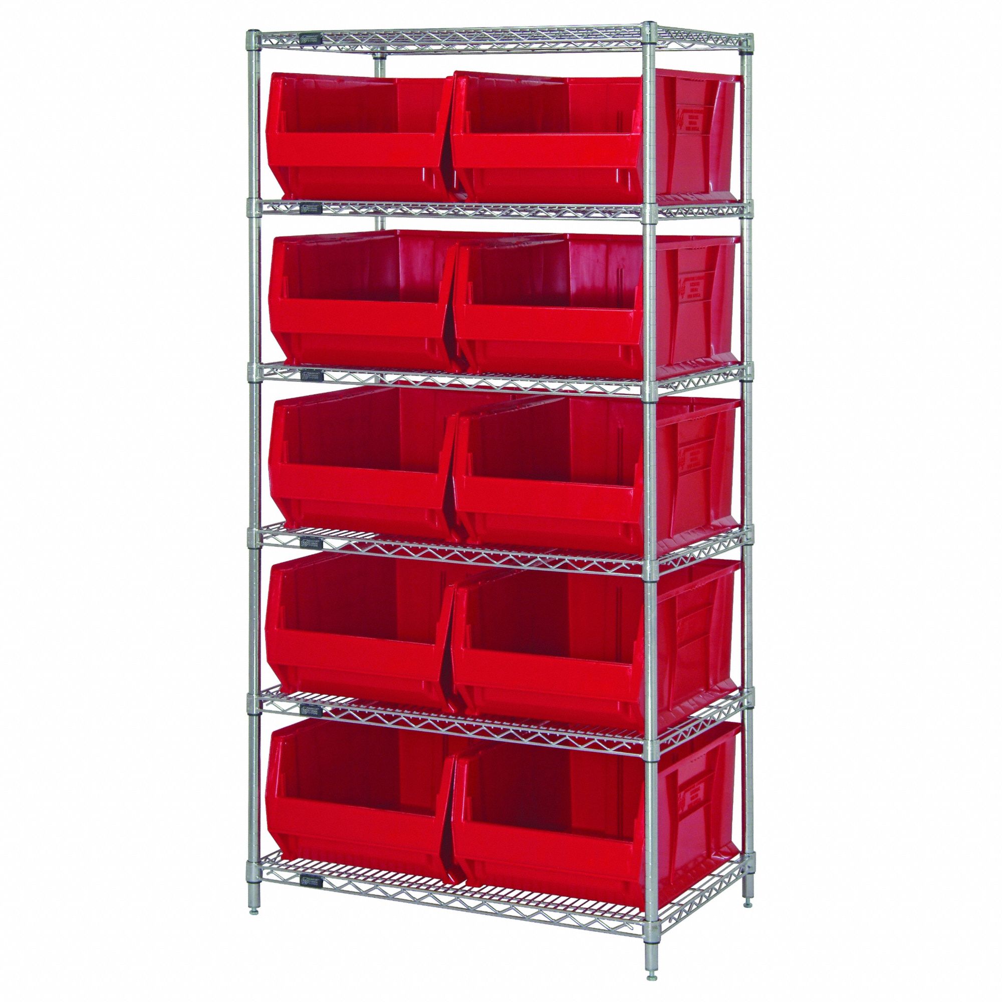 QUANTUM STORAGE SYSTEMS, 36 in x 30 in x 74 in, 1 Sided, Shelving Unit ...