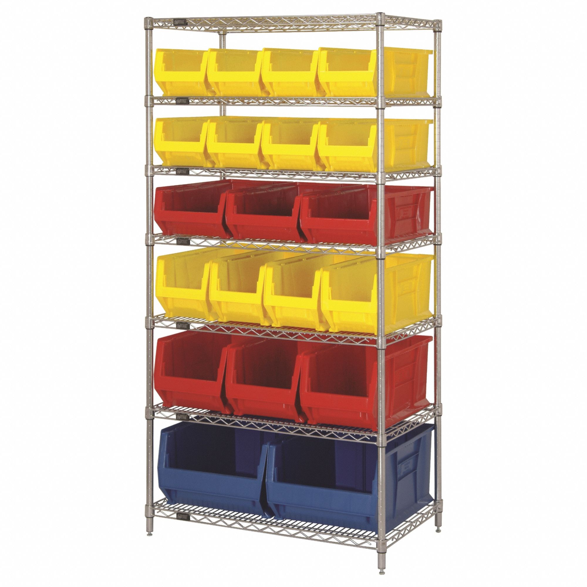 QUANTUM STORAGE SYSTEMS, 36 in x 24 in x 74 in, 1 Sided, Shelving Unit ...