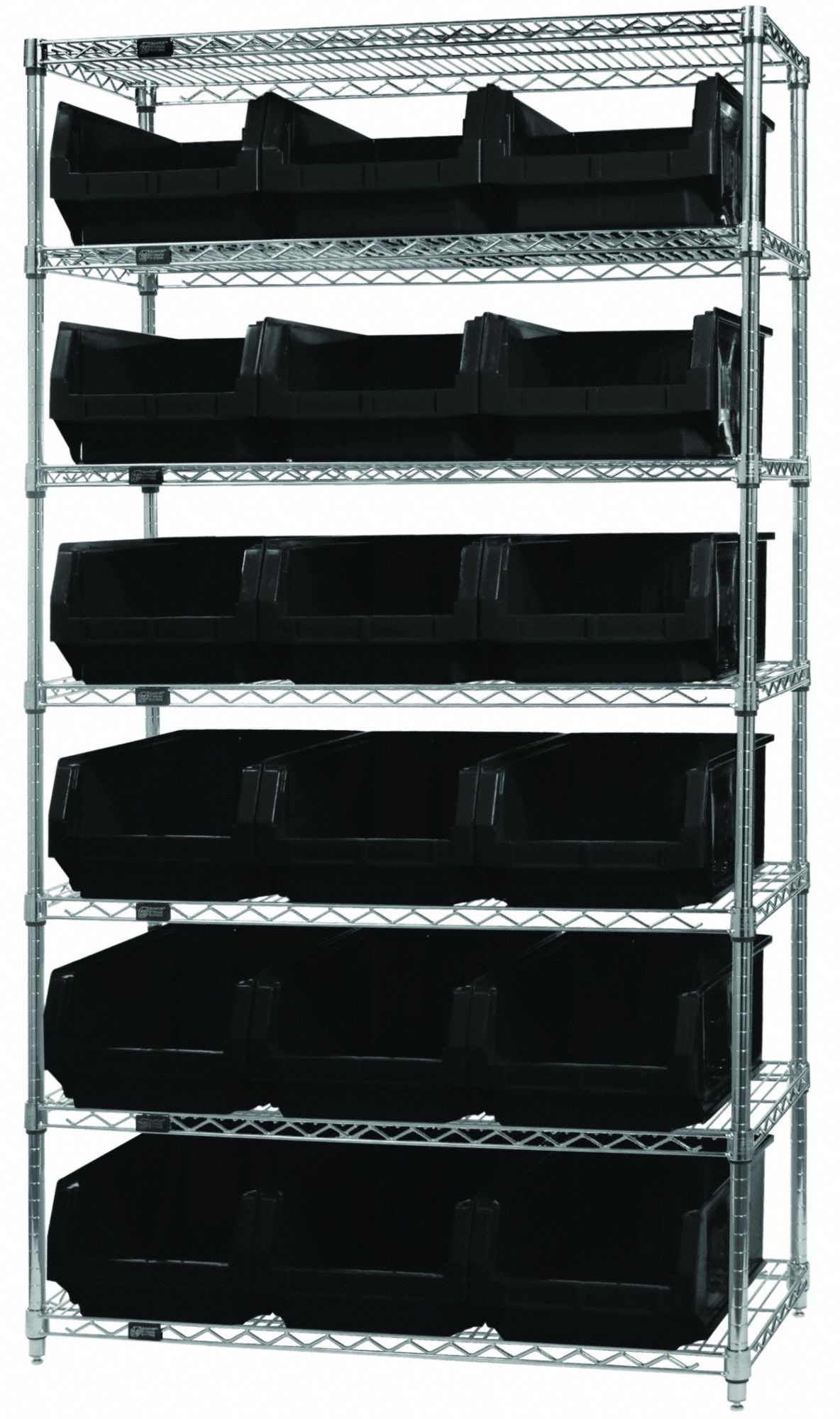 QUANTUM STORAGE SYSTEMS, 18 in x 42 in x 74 in, 1 Sided, Shelving Unit ...