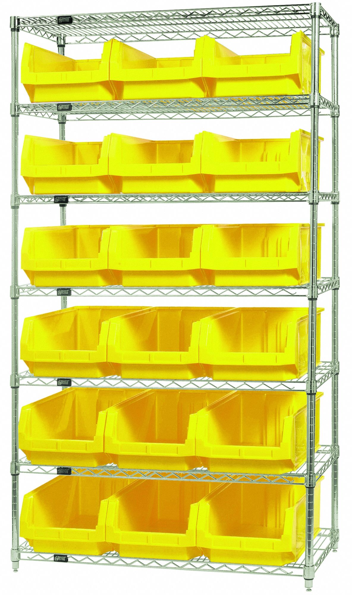 QUANTUM STORAGE SYSTEMS, 18 in x 42 in x 74 in, 1 Sided, Shelving Unit ...