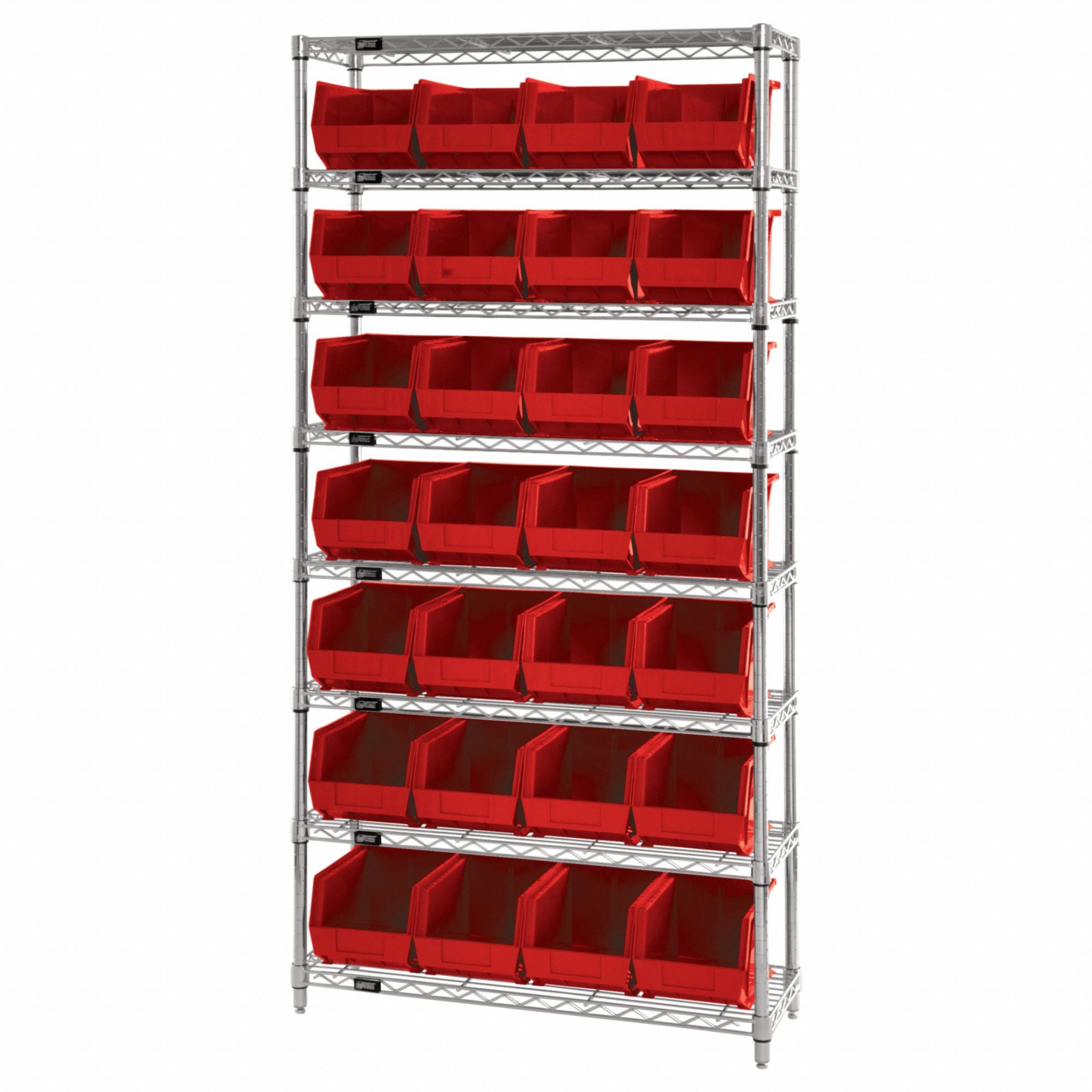 QUANTUM STORAGE SYSTEMS, 36 in x 12 in x 74 in, 1 Sided, Shelving Unit ...