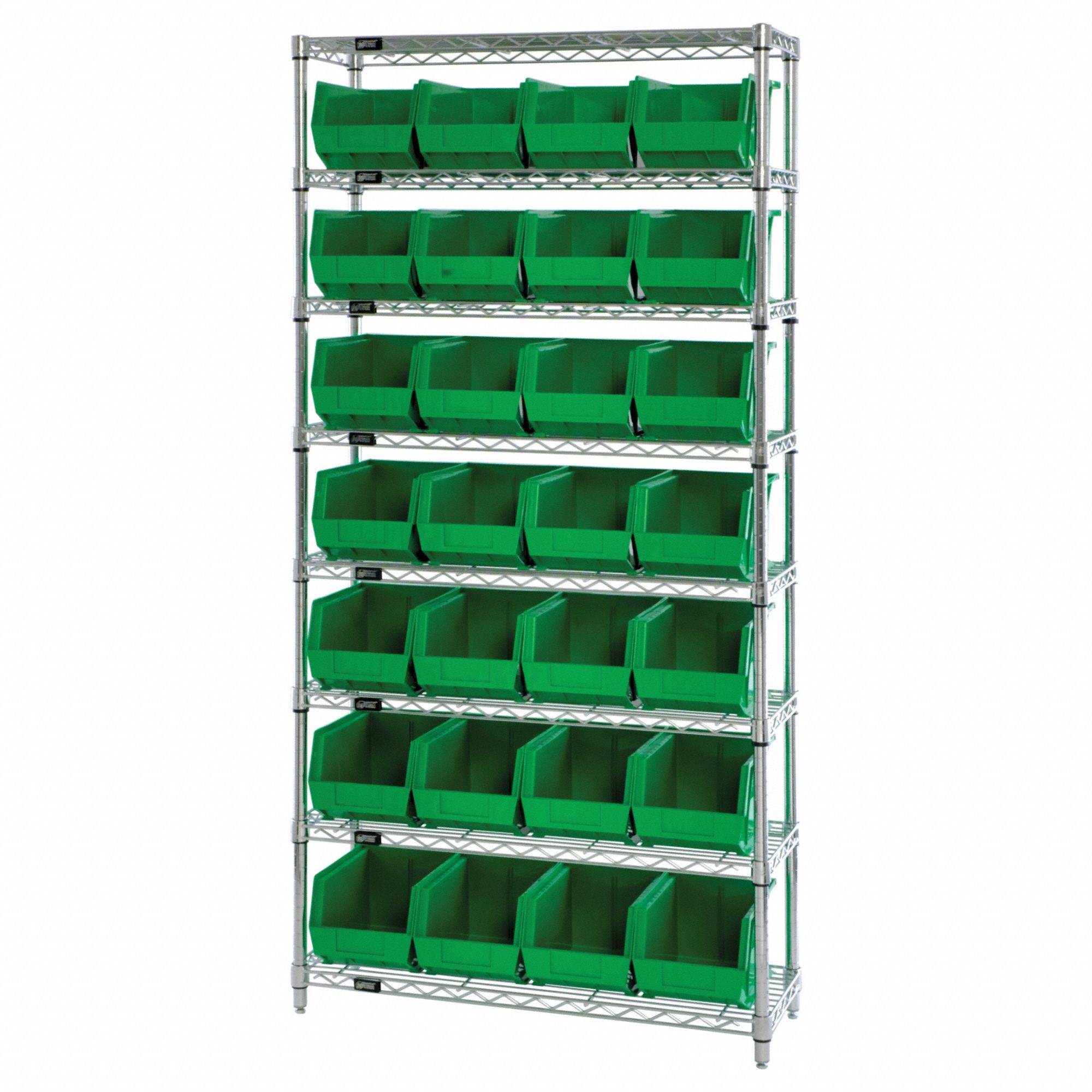 QUANTUM STORAGE SYSTEMS, 36 in x 14 in x 74 in, 1 Sided, Shelving Unit ...