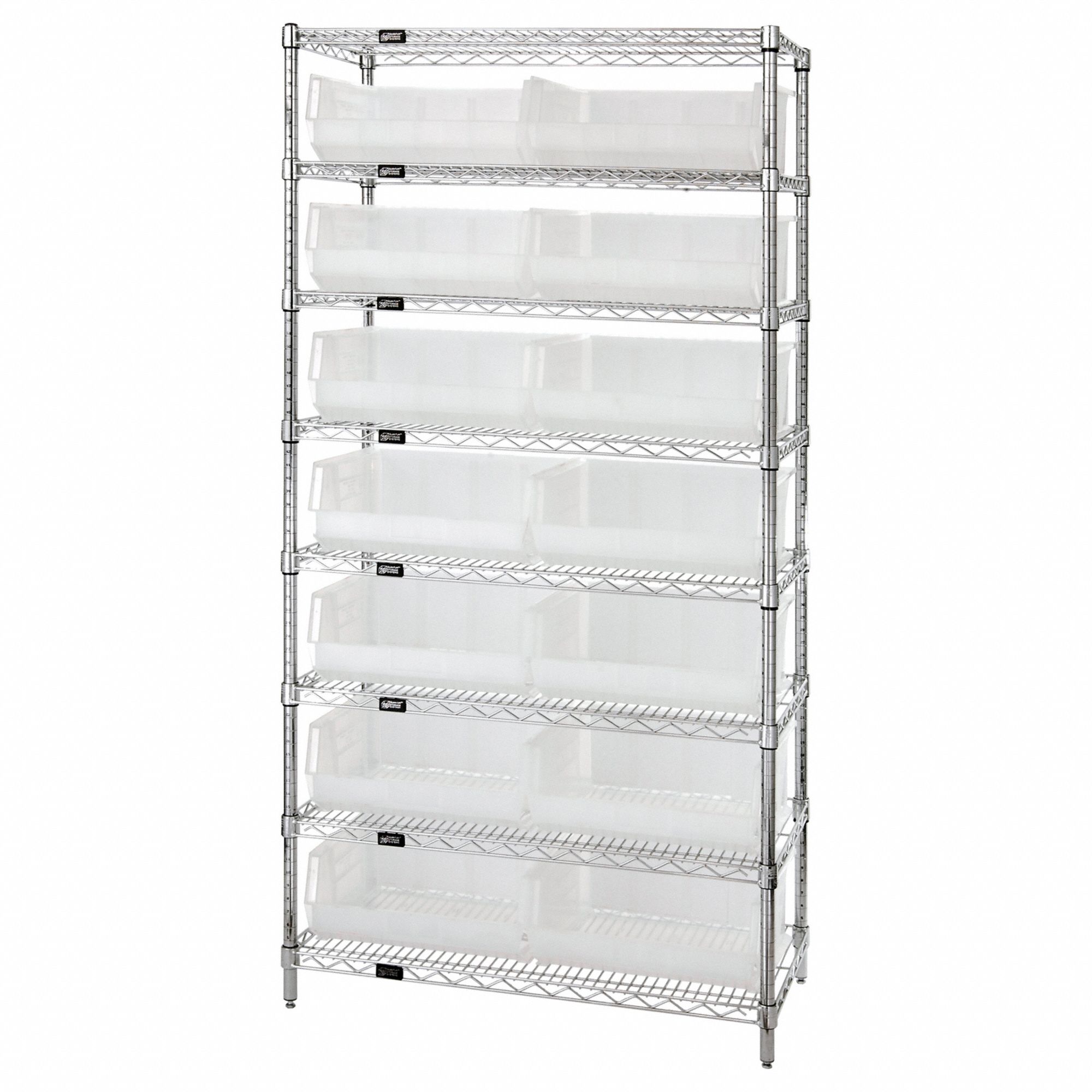 QUANTUM STORAGE SYSTEMS, 36 in x 14 in x 74 in, 1 Sided, Shelving Unit ...