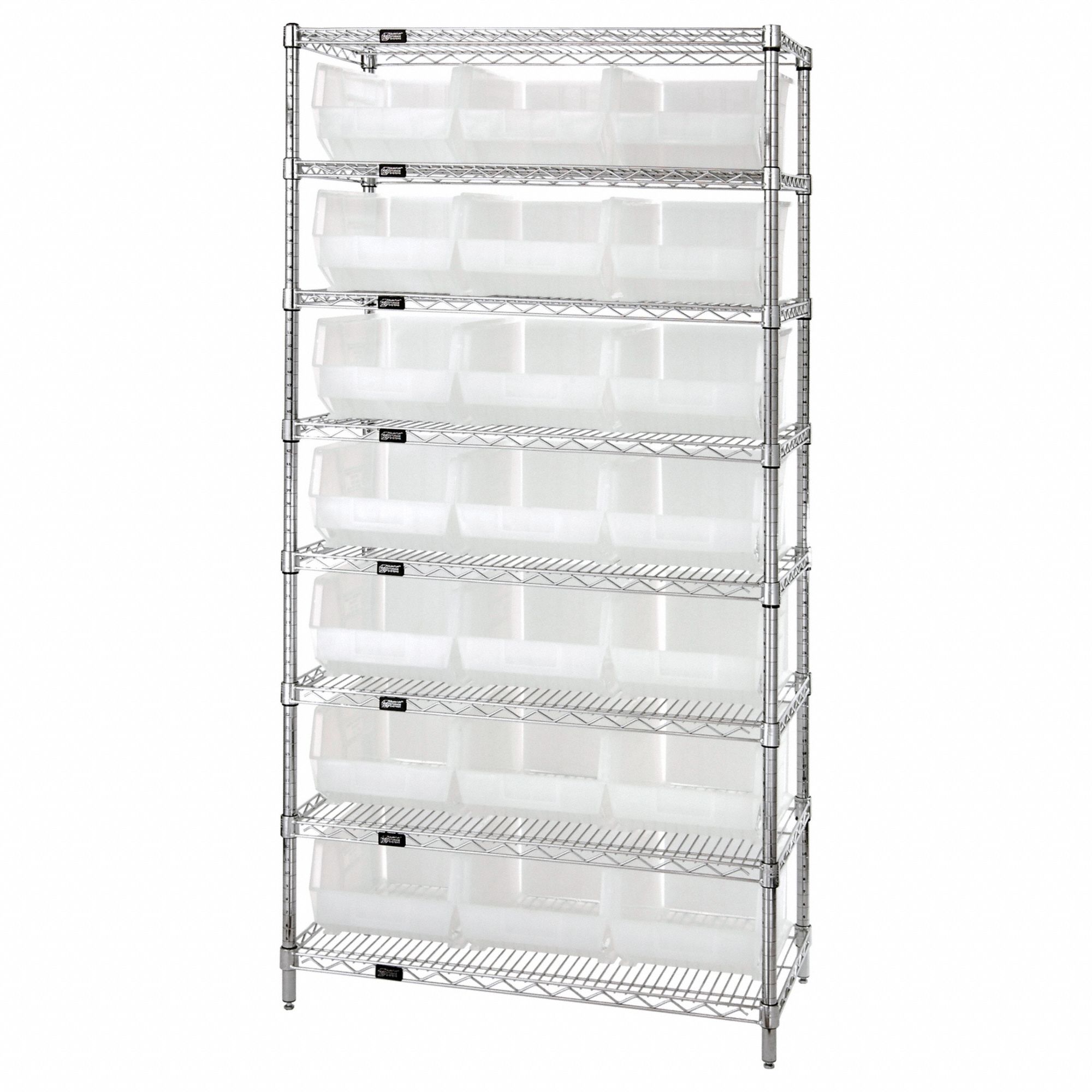 QUANTUM STORAGE SYSTEMS, 36 in x 18 in x 74 in, 1 Sided, Shelving Unit ...