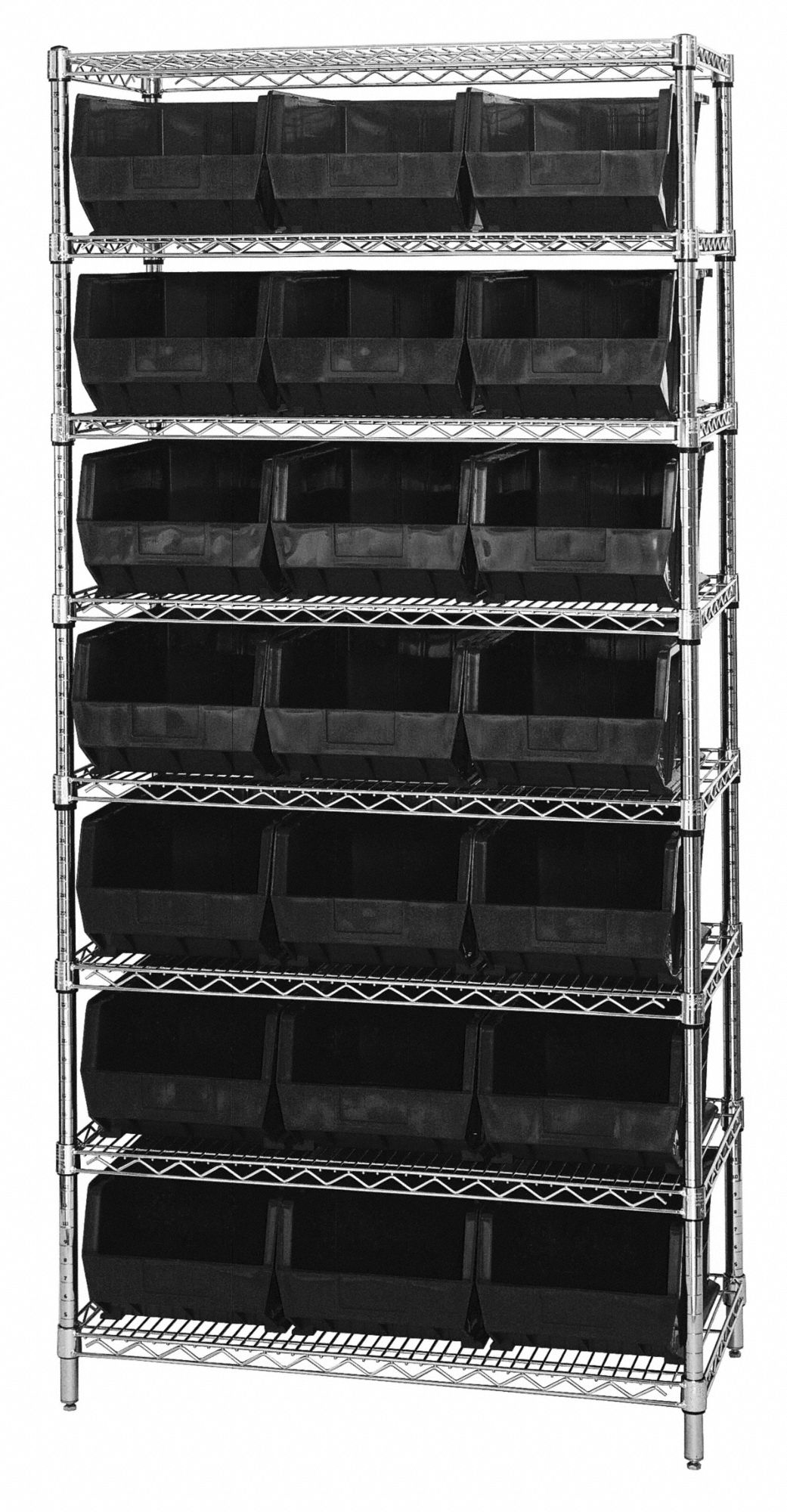 QUANTUM STORAGE SYSTEMS, 36 in x 18 in x 74 in, 1 Sided, Shelving Unit ...