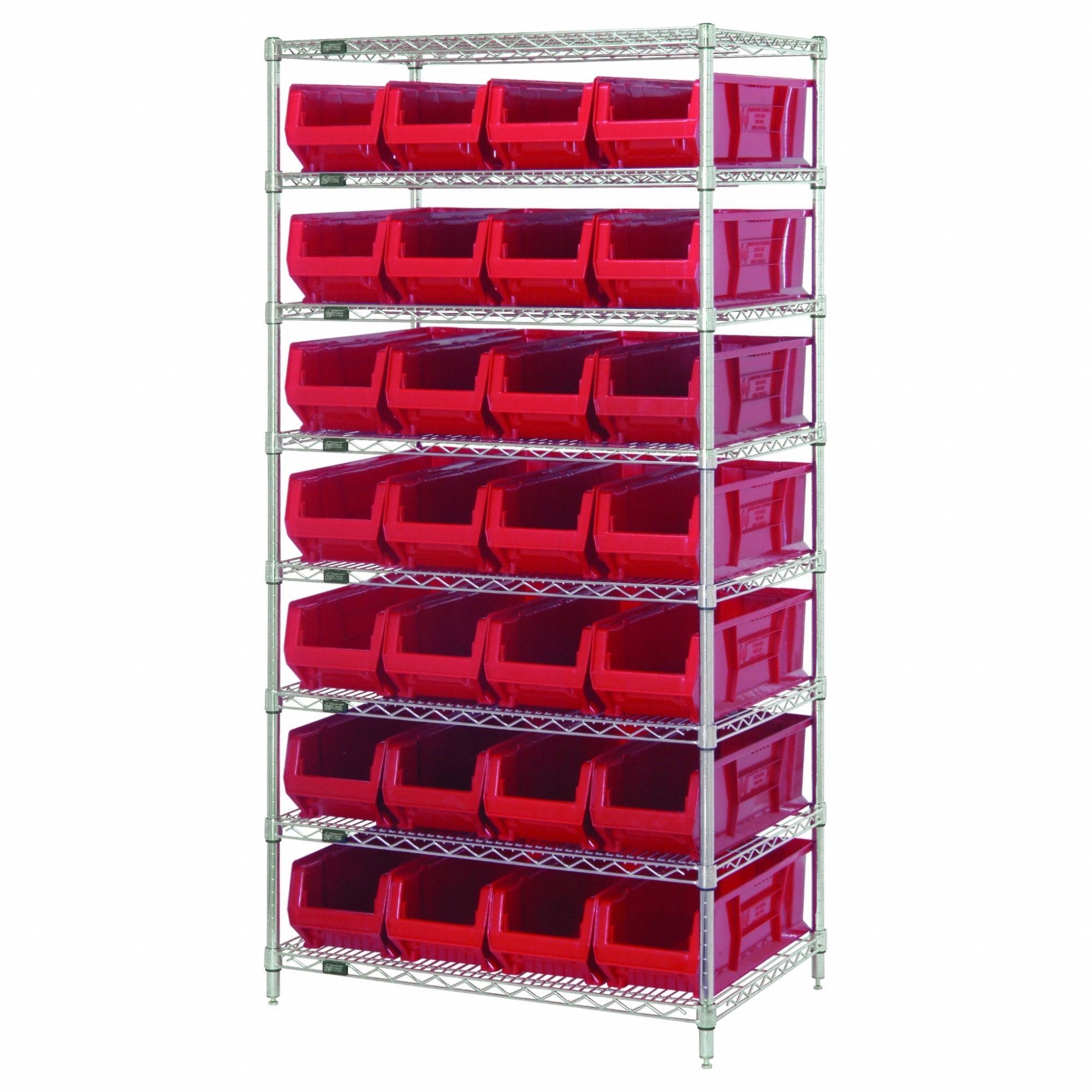 QUANTUM STORAGE SYSTEMS, 36 in x 24 in x 74 in, 1 Sided, Shelving Unit ...