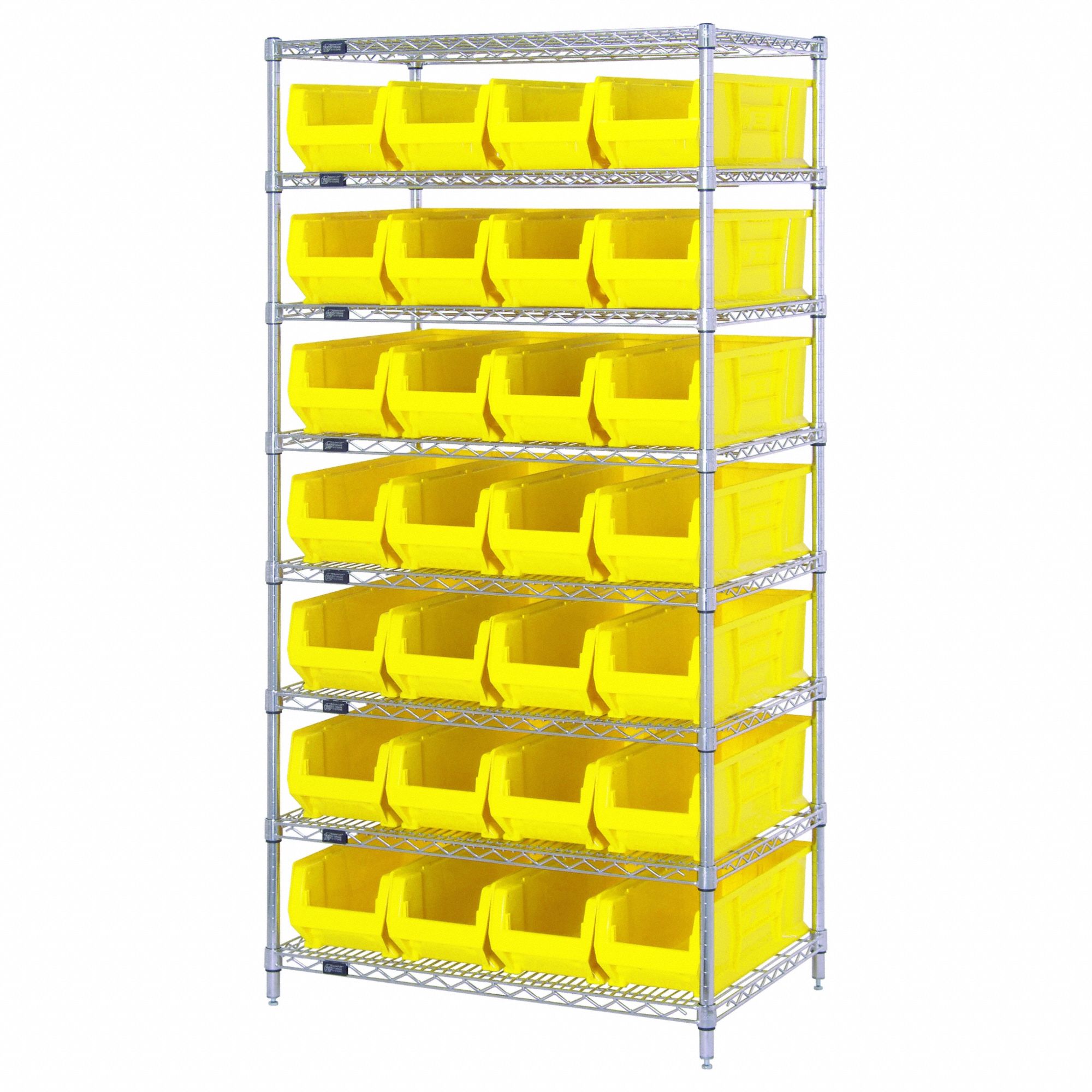 QUANTUM STORAGE SYSTEMS, 36 in x 24 in x 74 in, 1 Sided, Shelving Unit ...