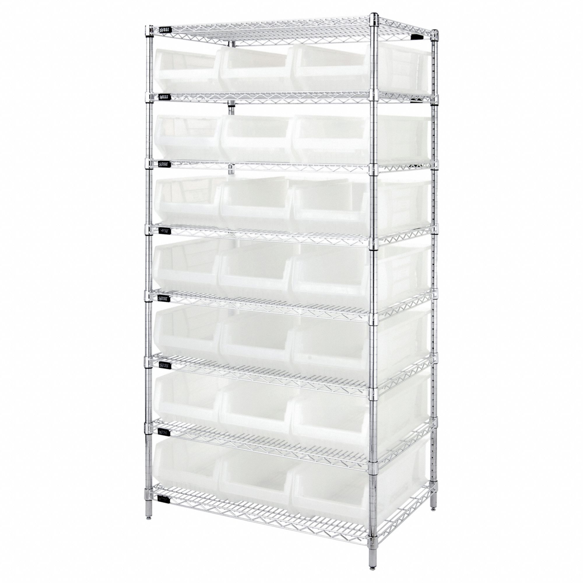 QUANTUM STORAGE SYSTEMS, 36 in x 24 in x 74 in, 1 Sided, Shelving Unit ...
