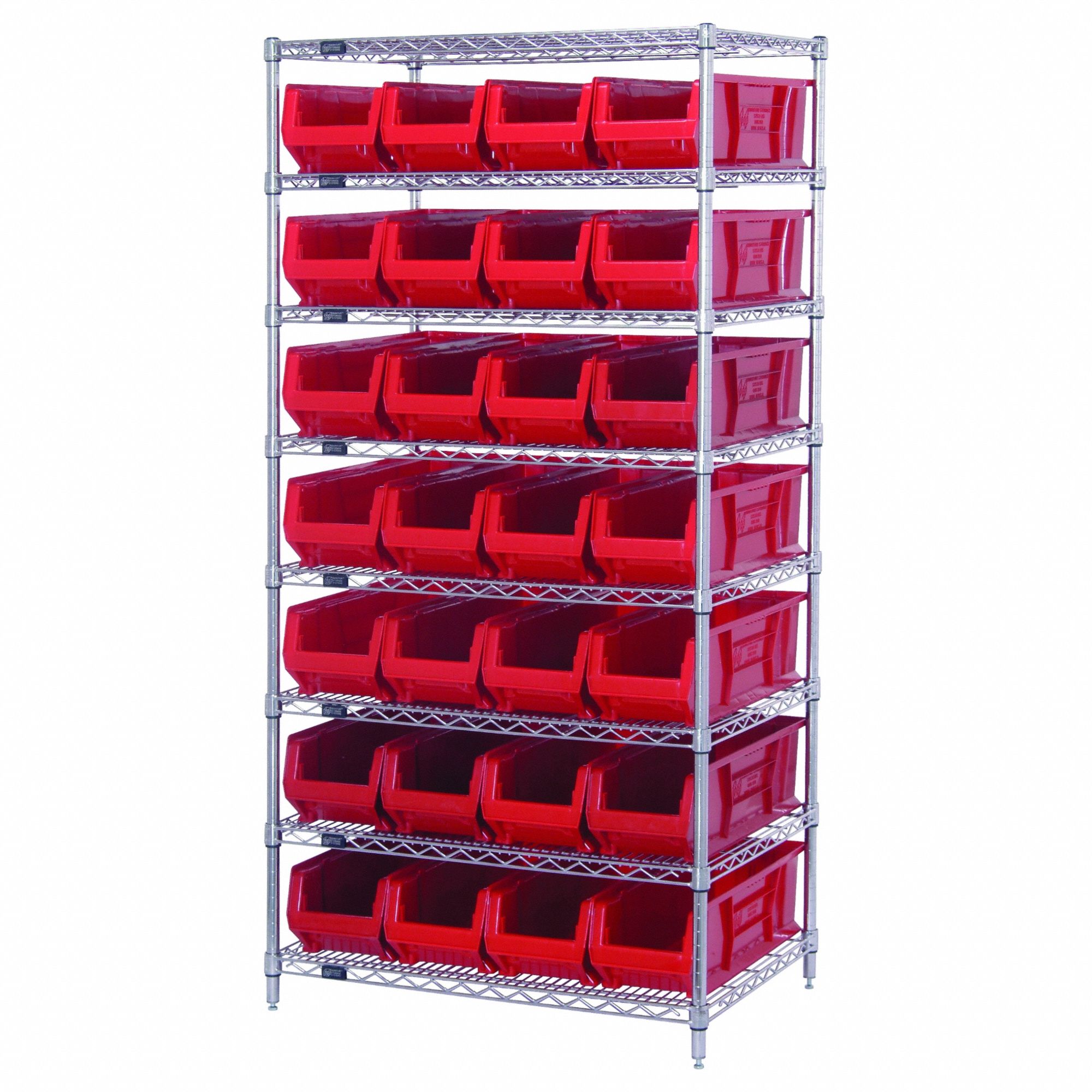 QUANTUM STORAGE SYSTEMS, 36 in x 30 in x 74 in, 1 Sided, Shelving Unit ...