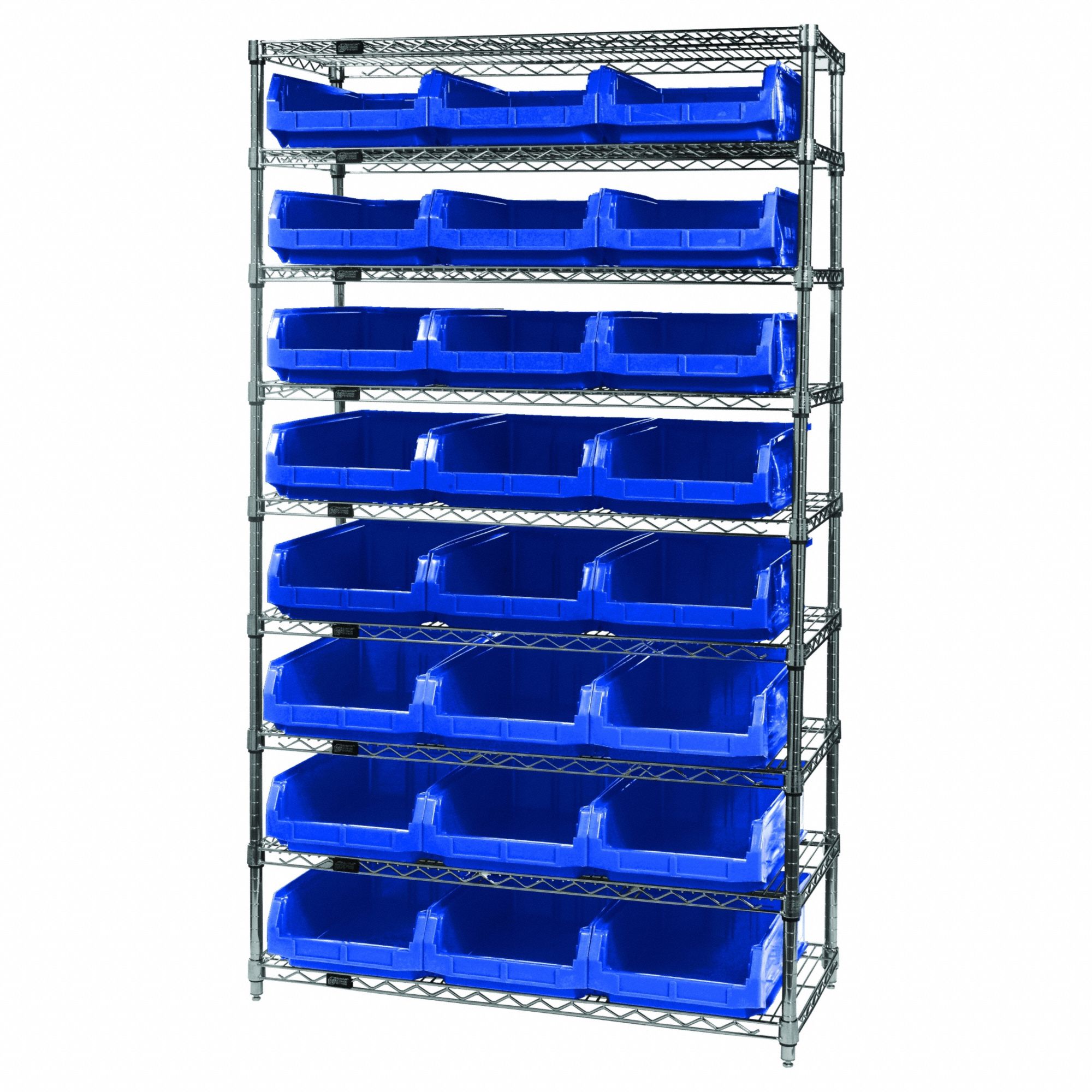 QUANTUM STORAGE SYSTEMS, 18 in x 42 in x 74 in, 1 Sided, Shelving Unit ...