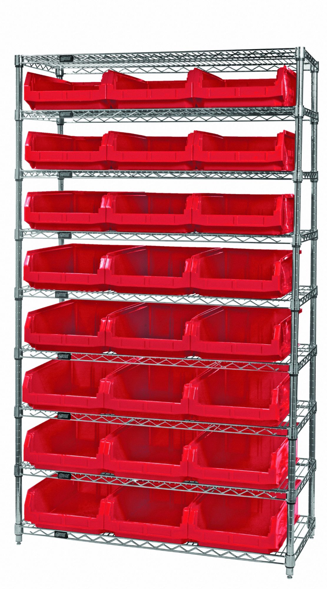 QUANTUM STORAGE SYSTEMS, 18 in x 42 in x 74 in, 1 Sided, Shelving Unit ...