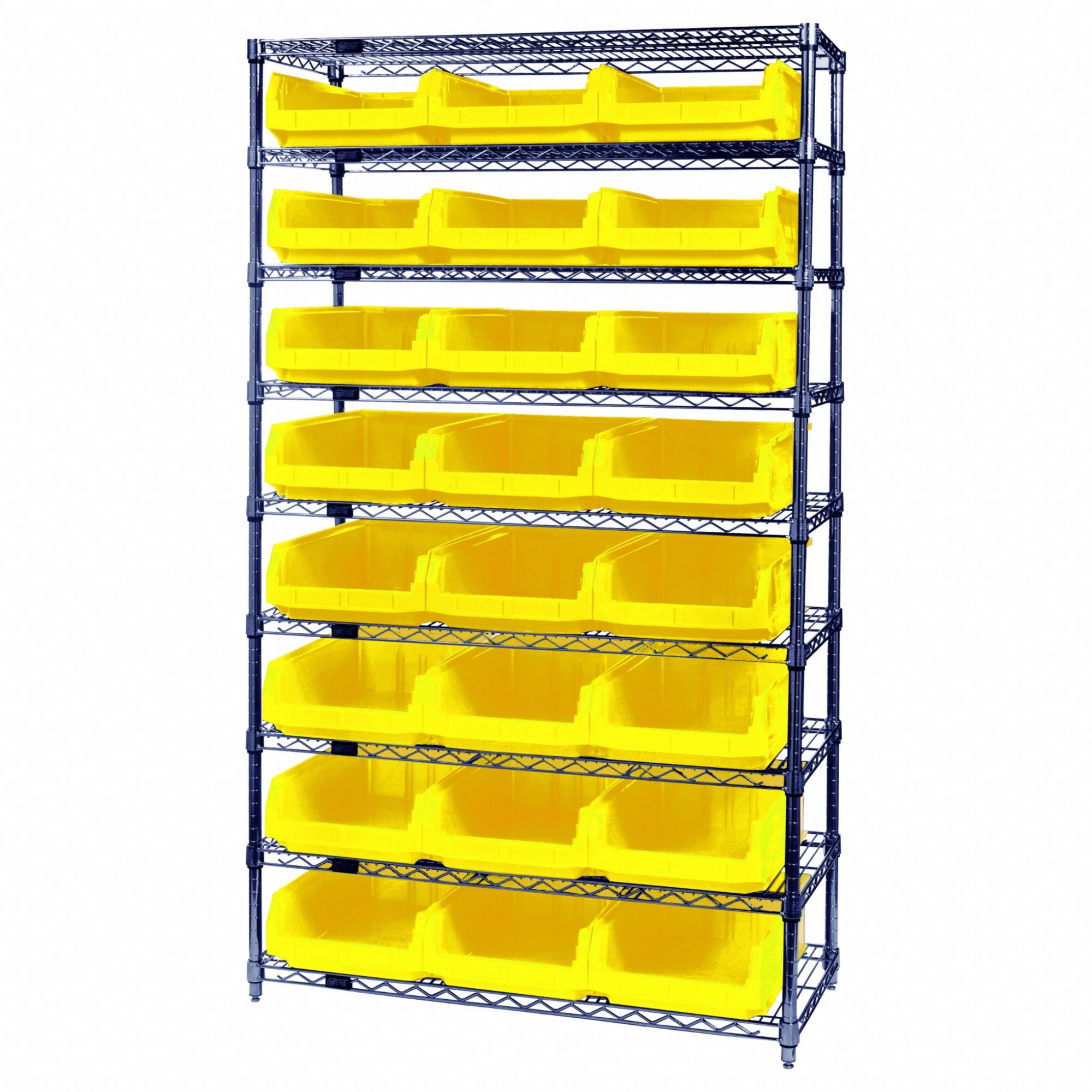 QUANTUM STORAGE SYSTEMS, 18 in x 42 in x 74 in, 1 Sided, Shelving Unit ...