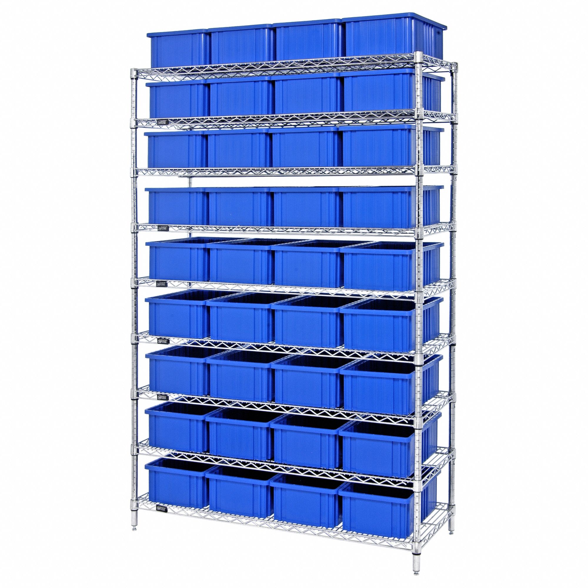 QUANTUM STORAGE SYSTEMS, 48 in x 18 in x 74 in, 1 Sided, Shelving Unit ...