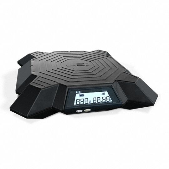 UEI TEST INSTRUMENTS, 330 lb Max, Built-In Display, Charging Scale ...